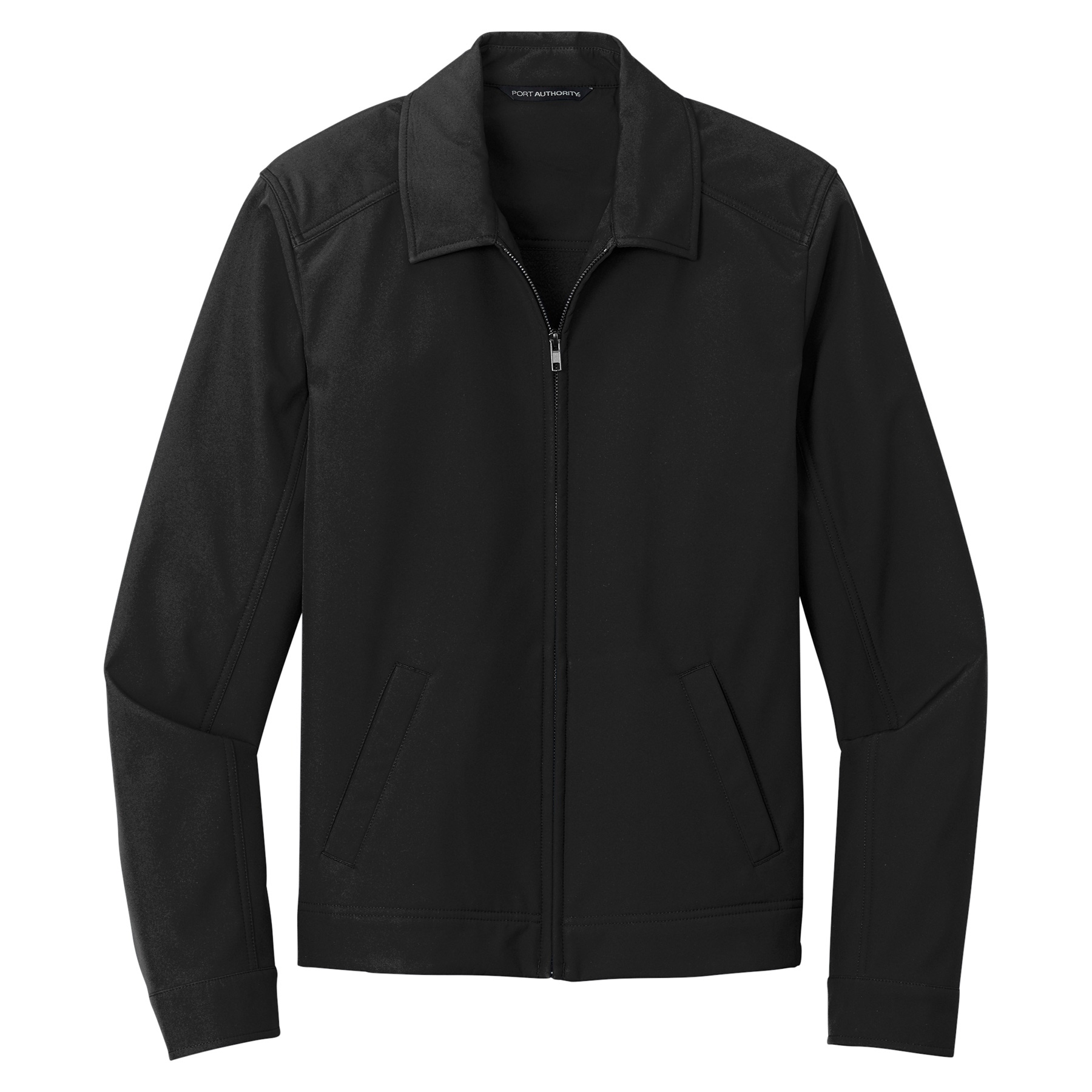 Port Authority J417 Mechanic Soft Shell Jacket - Black | Full Source