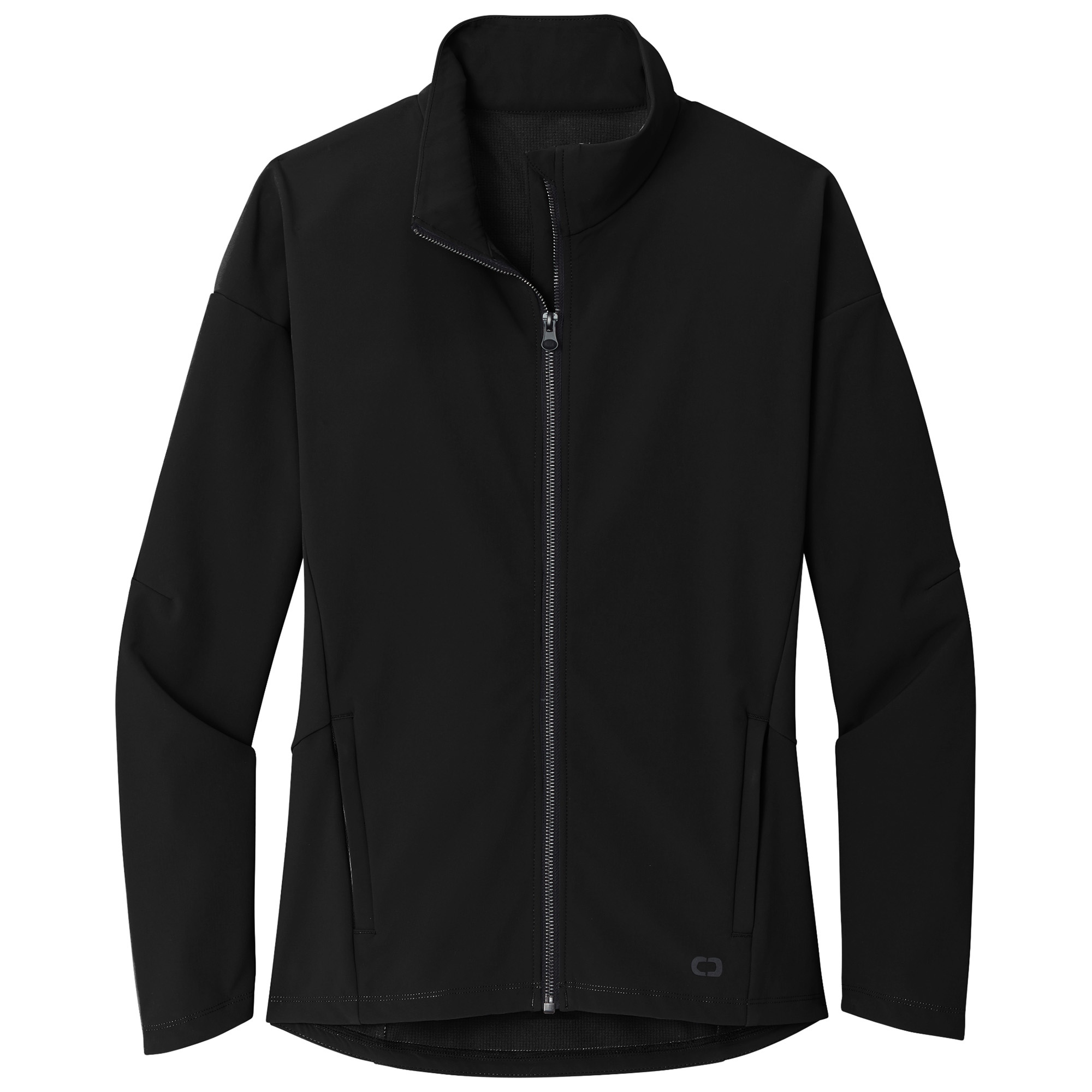 OGIO LOG755 Ladies Commuter Full-Zip Soft Shell - Blacktop | Full Source