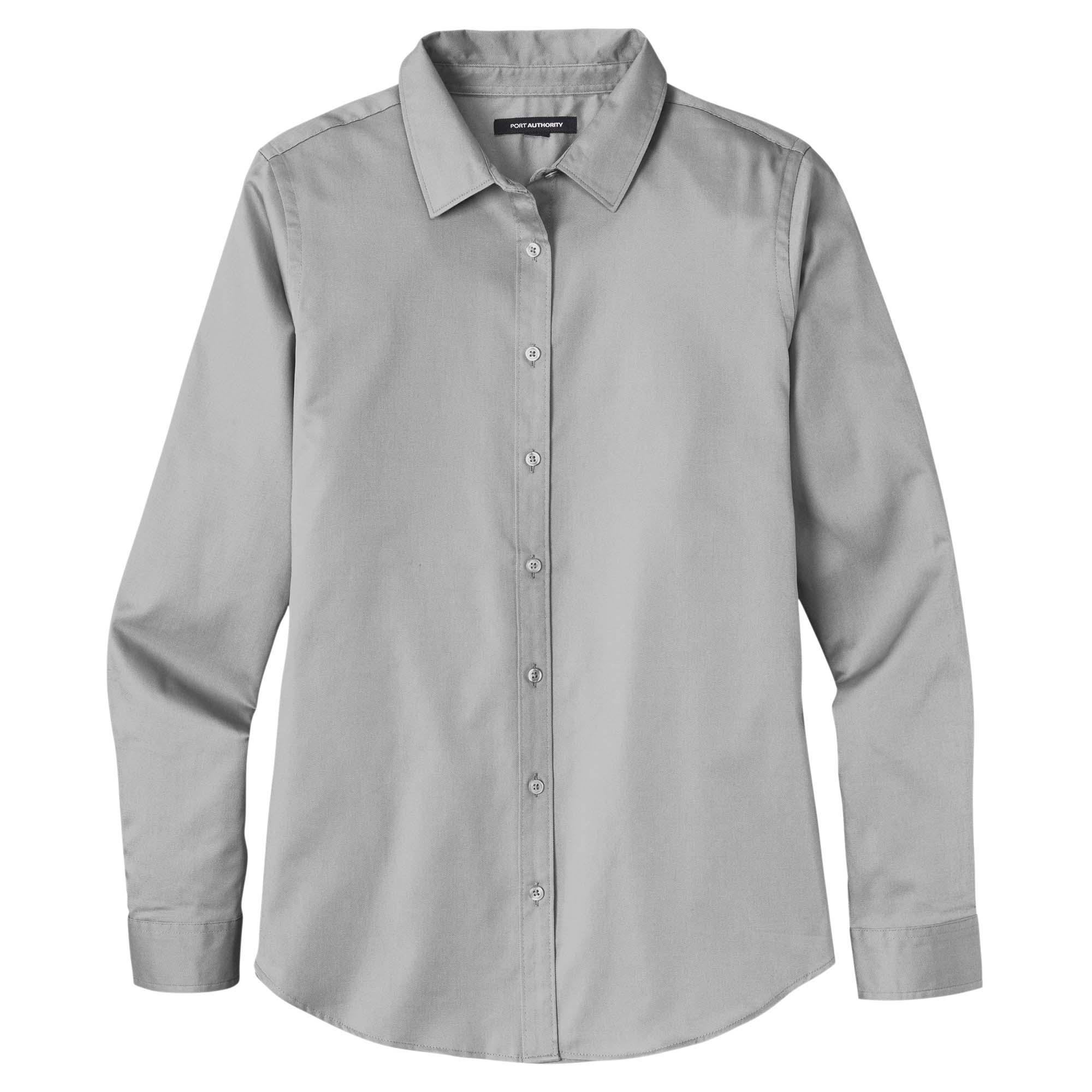 Port Authority LW808 Ladies Long Sleeve SuperPro React Twill Shirt ...