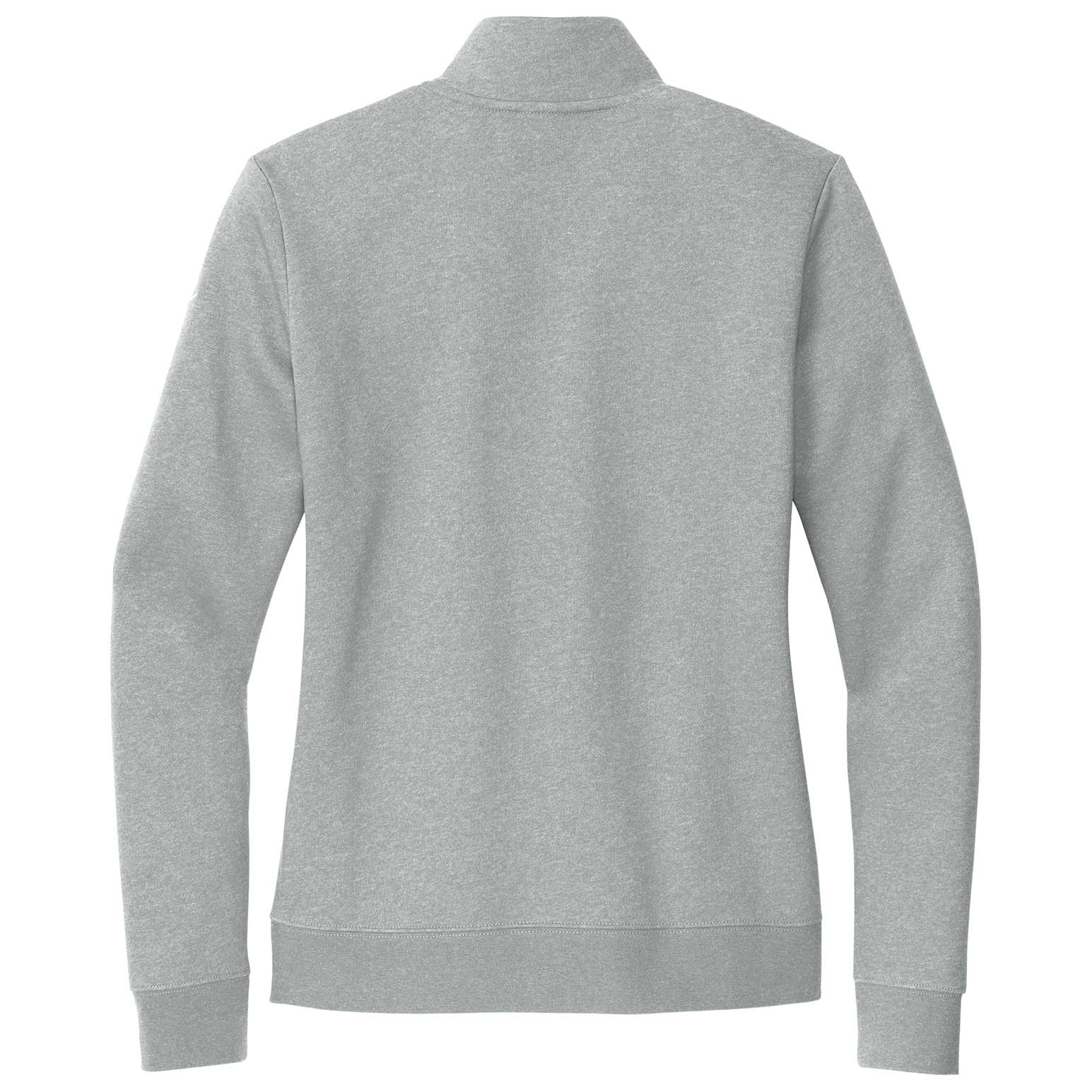 Nike NKDX6720 Club Fleece Sleeve Swoosh 1/2-Zip - Dark Grey Heather ...