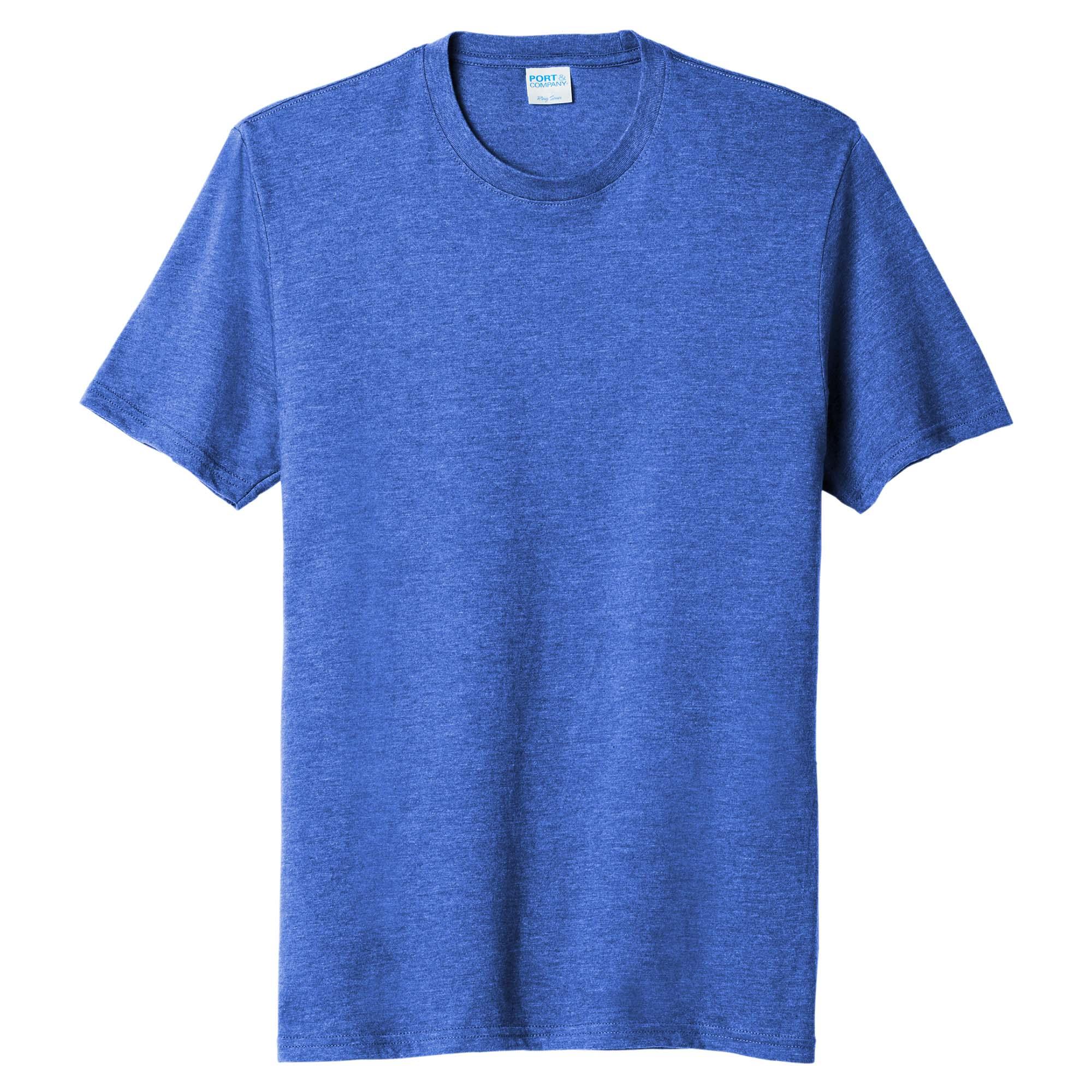 Port & Company PC330 Tri-Blend Tee - Heather Royal | Full Source