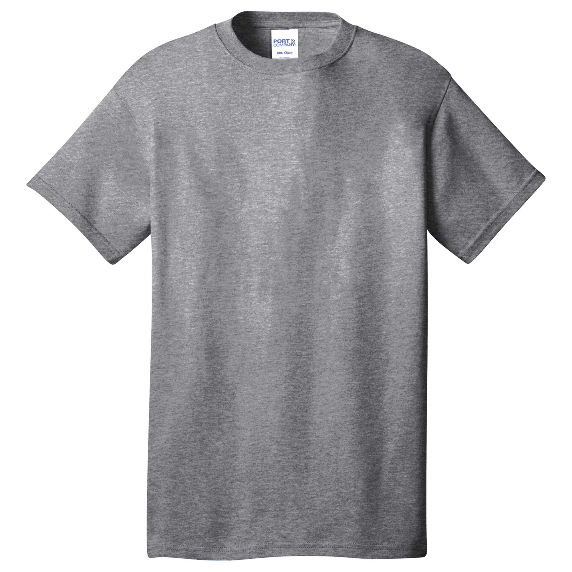 Port & Company PC54T Tall Core Cotton Tee - Athletic Heather | Full Source