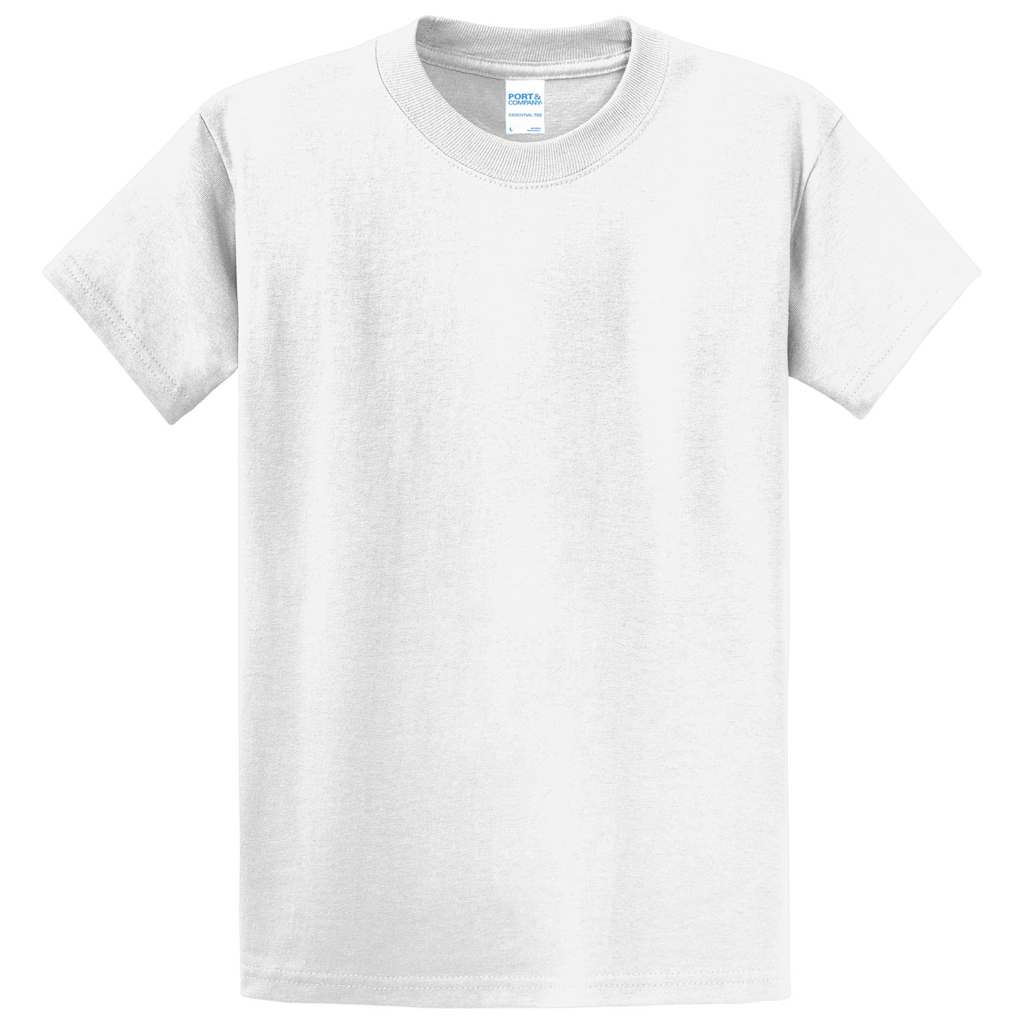 Port & Company PC61 Essential T-Shirt - White | Full Source