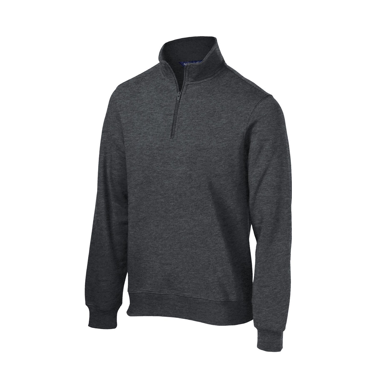 Sport-Tek ST253 1/4-Zip Sweatshirt - Graphite Heather | Full Source