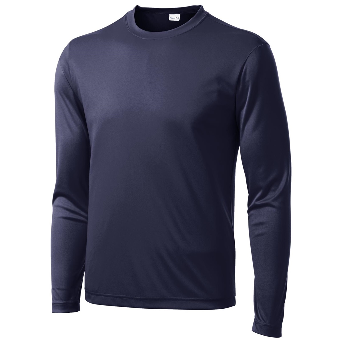 Sport-Tek ST350LS Long Sleeve Competitor Tee - True Navy | FullSource.com
