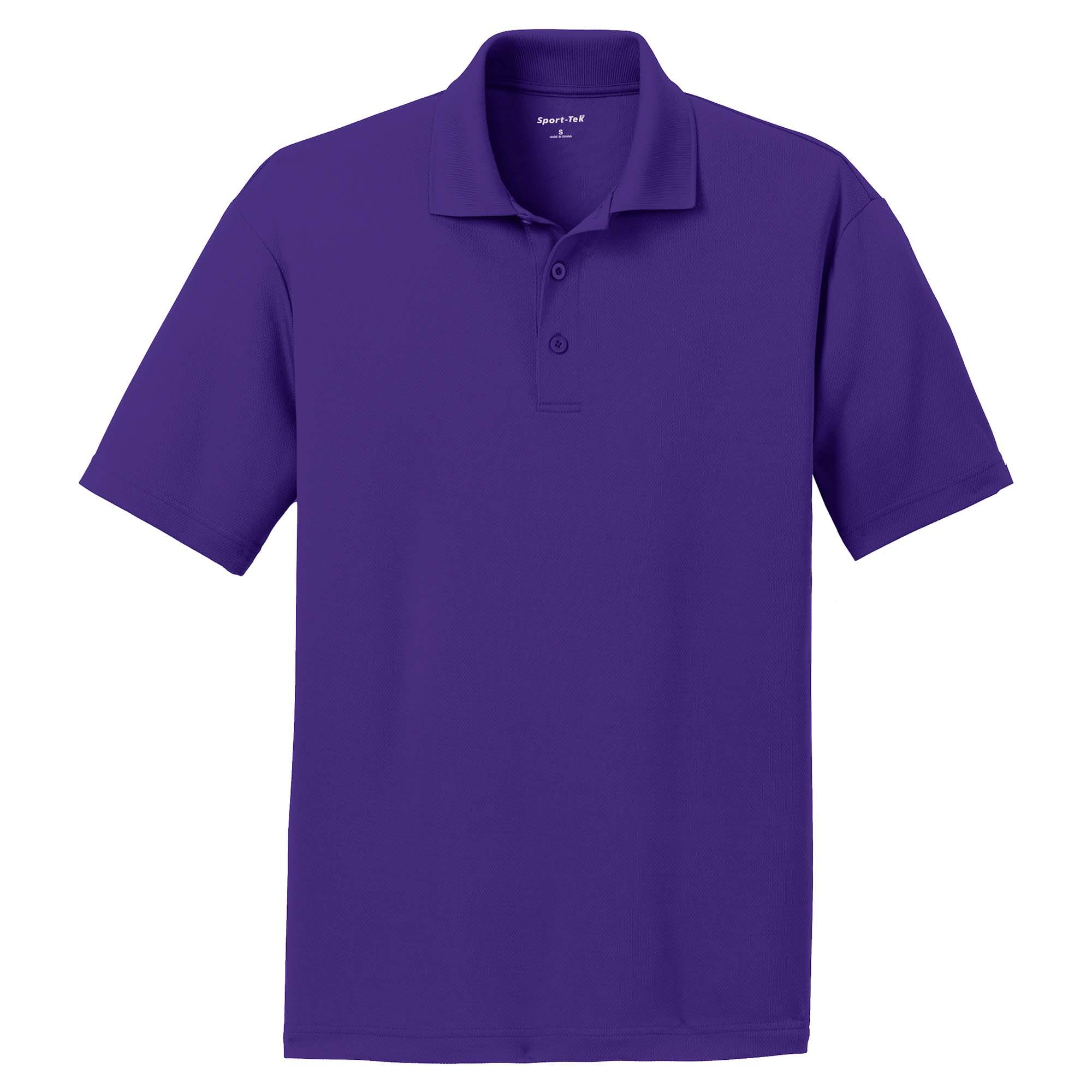 Sport-Tek ST640 PosiCharge RacerMesh Polo - Purple | Full Source