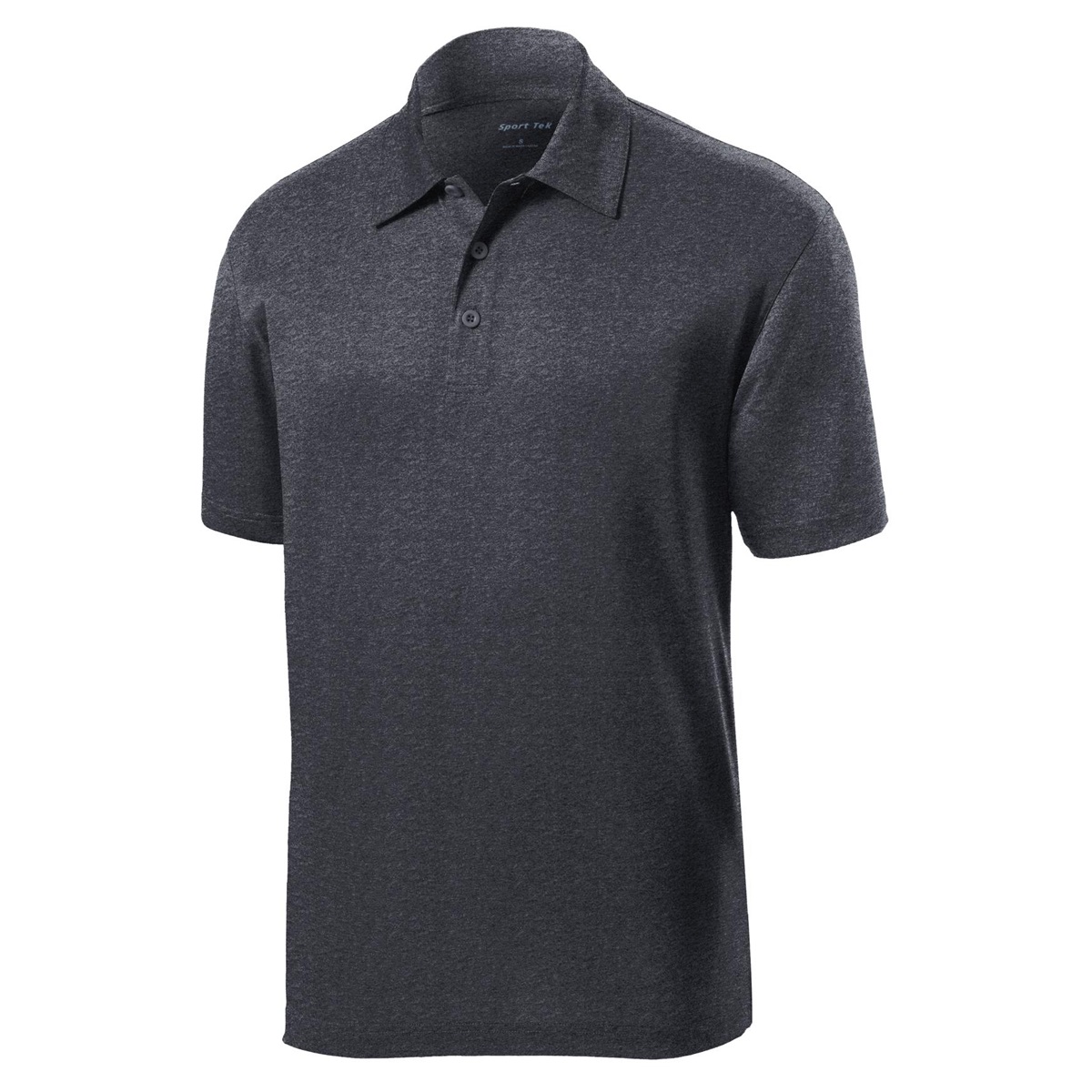 Sport-Tek ST660 Heather Contender Polo - Graphite Heather | FullSource.com
