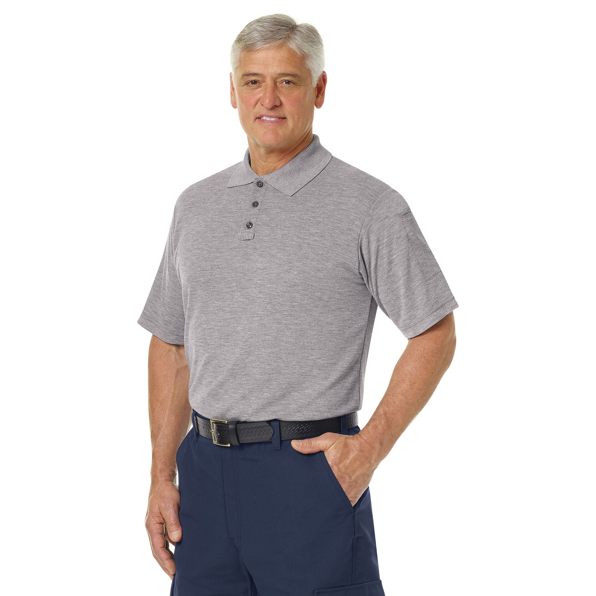 Workrite Fire Service FT10 Men's Short Sleeve Station Wear Polo Shirt ...