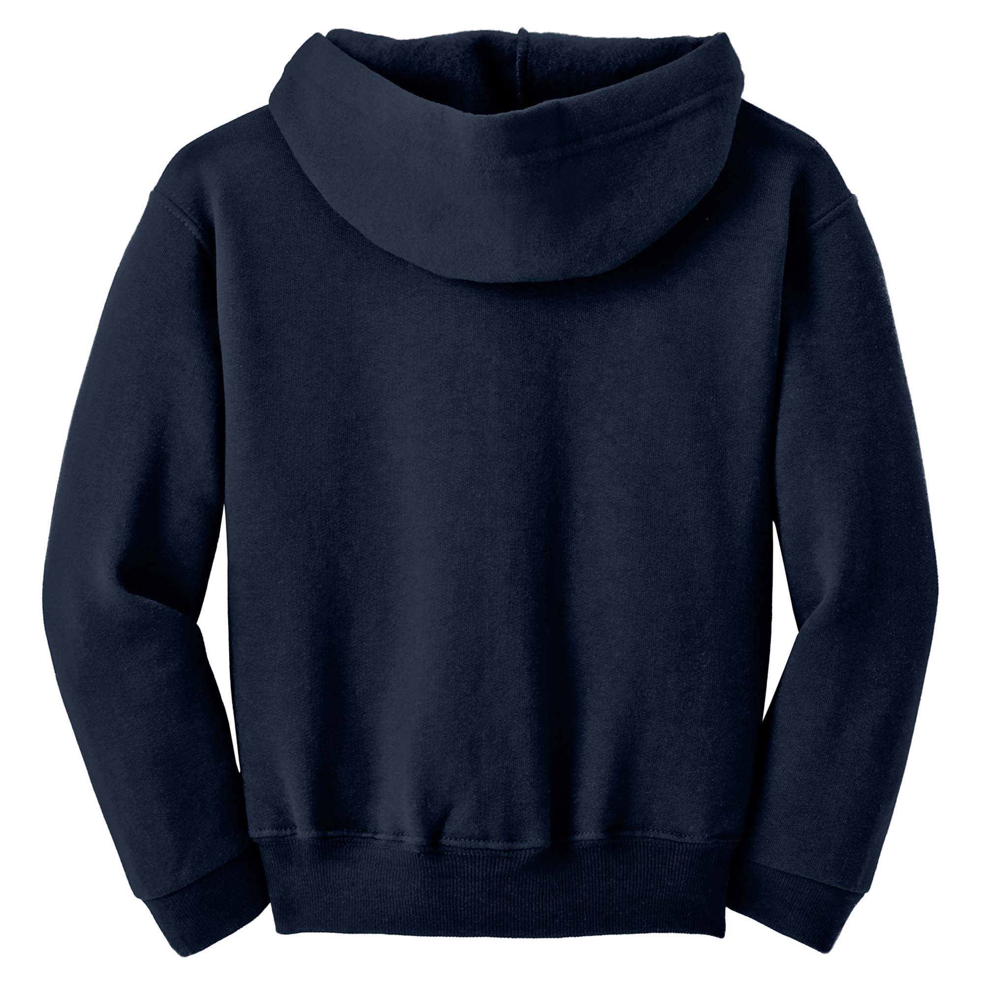 Gildan 18600B Youth Heavy Blend Full-Zip Hooded Sweatshirt - Navy ...