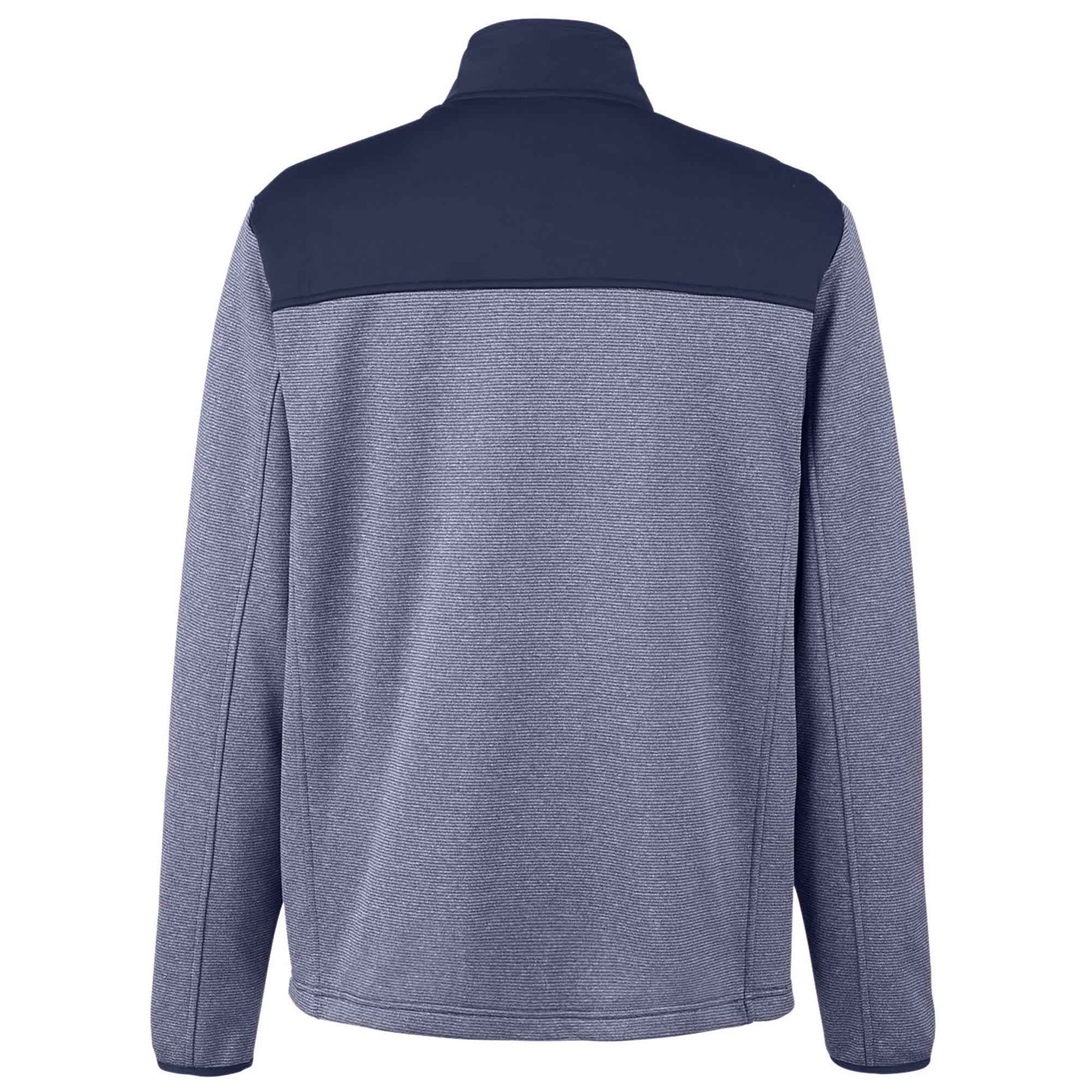 Core 365 CE74 Venture Heathered Stripe Hybrid Jacket - Classic Navy ...