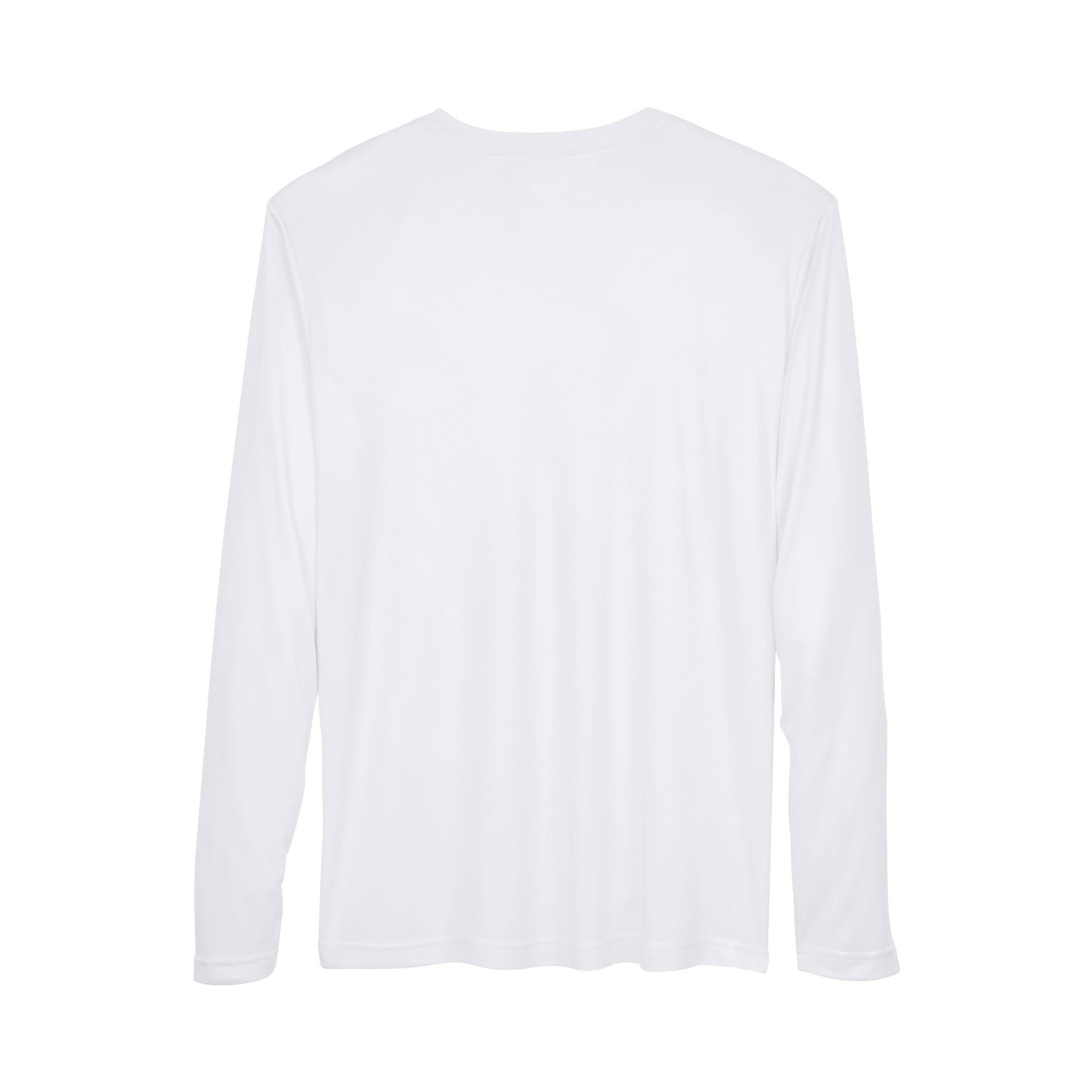 Team 365 TT11L Men's Zone Performance Long Sleeve T-Shirt - White ...