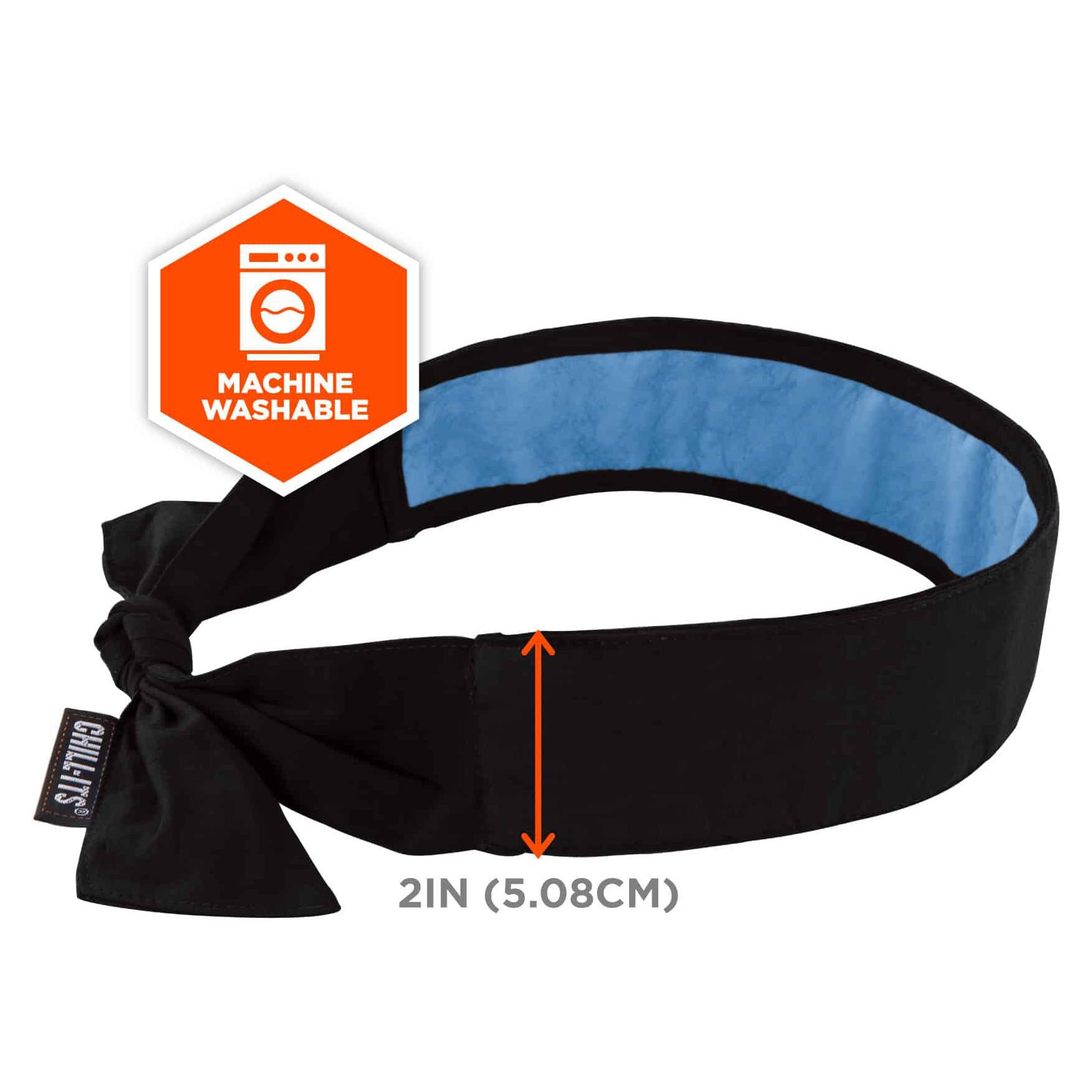 Ergodyne Chill-Its 6700CT Evaporative Cooling Bandana with Cooling ...