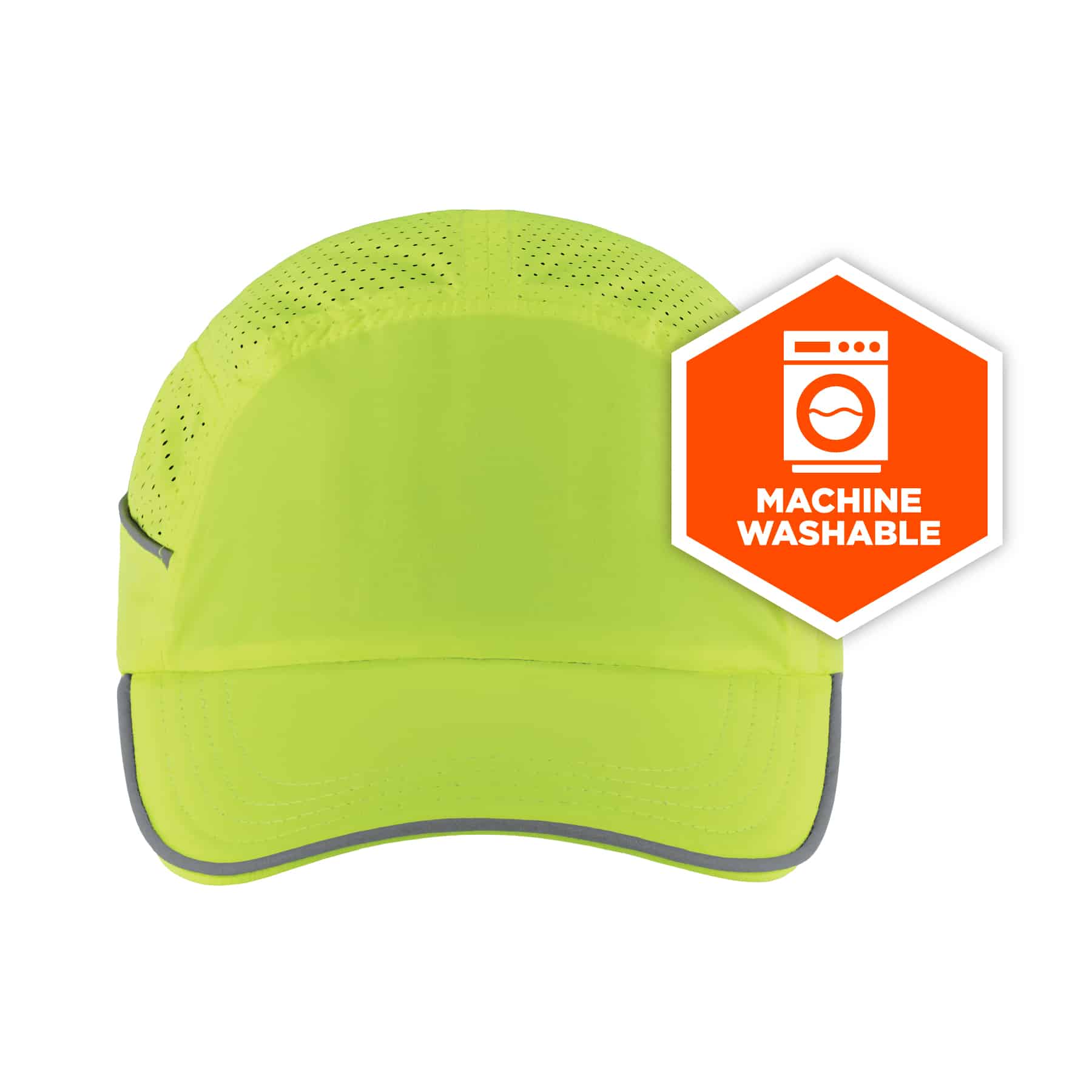 Ergodyne Skullerz 8955 Lightweight Bump Cap Hat - Long Brim - Lime ...