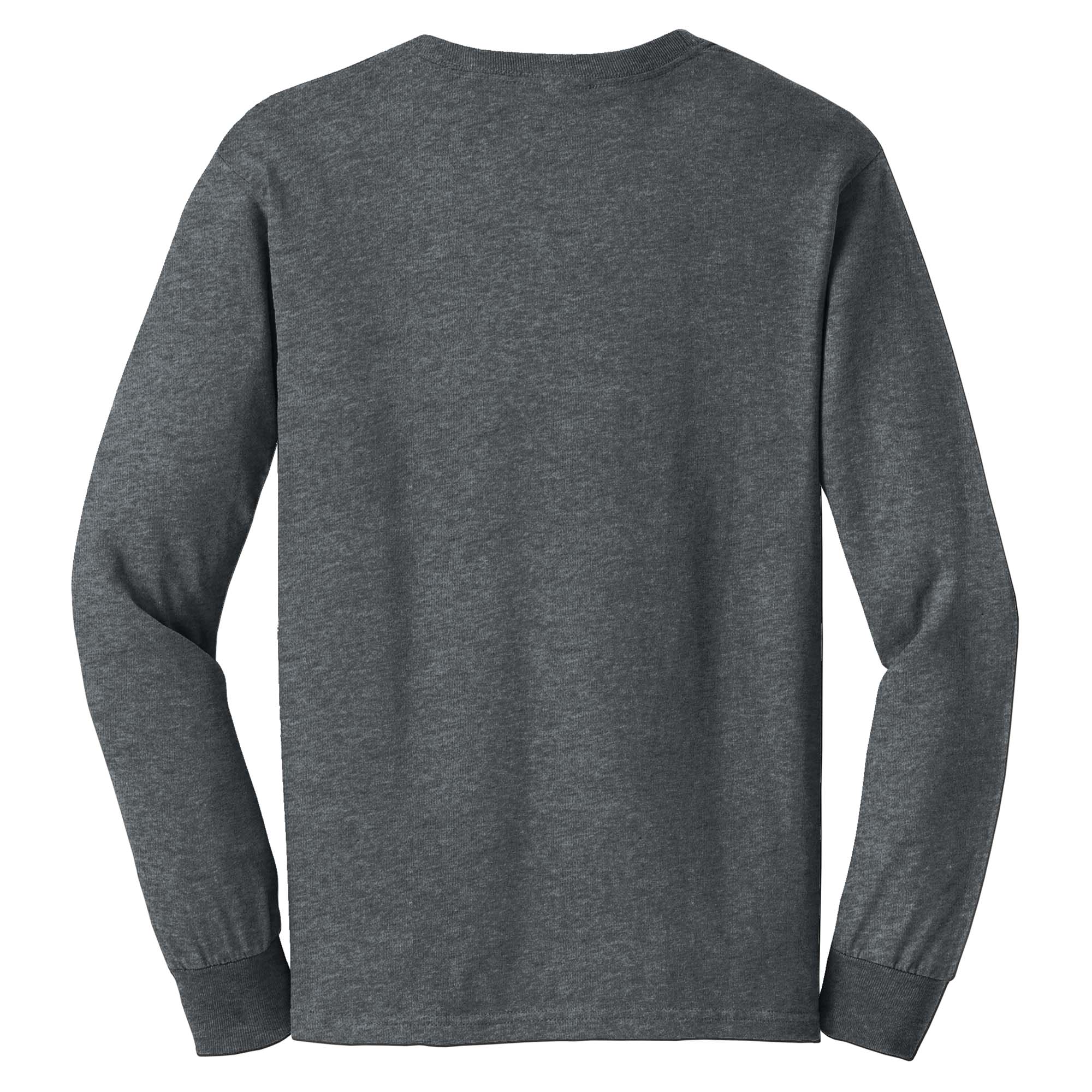 Gildan G2400 Ultra Cotton Long Sleeve T-Shirt - Dark Heather ...