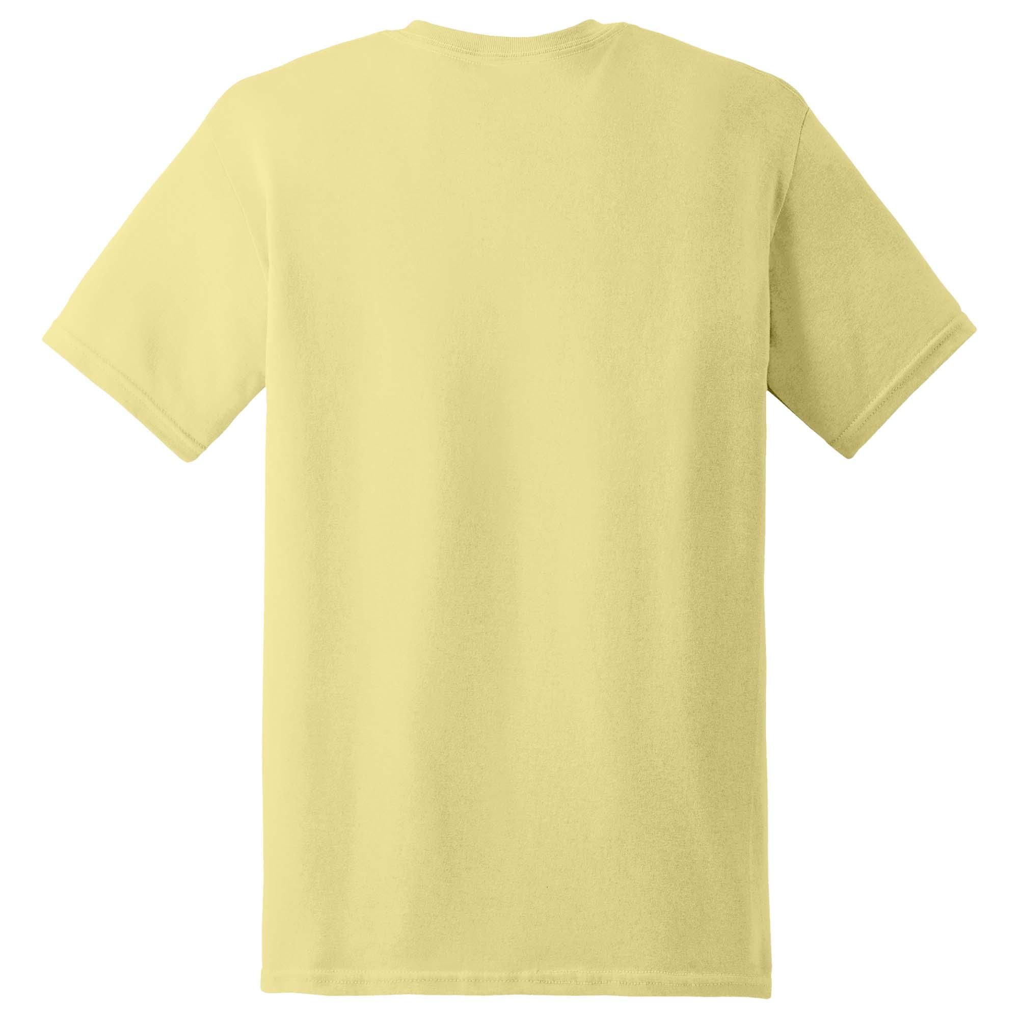 Gildan 5000 Heavy Cotton/Polyester T-Shirt - Cornsilk | Full Source
