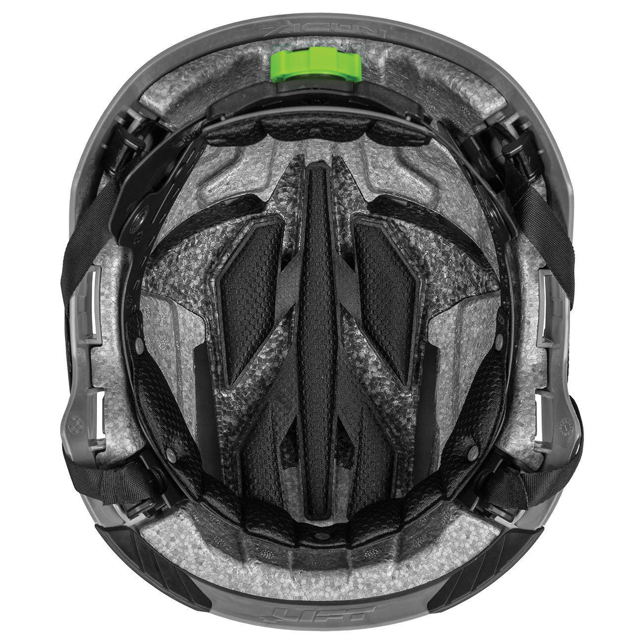 LIFT Safety HRX-22YE2 RADIX Safety Helmet - Ratchet Suspension - Gray ...
