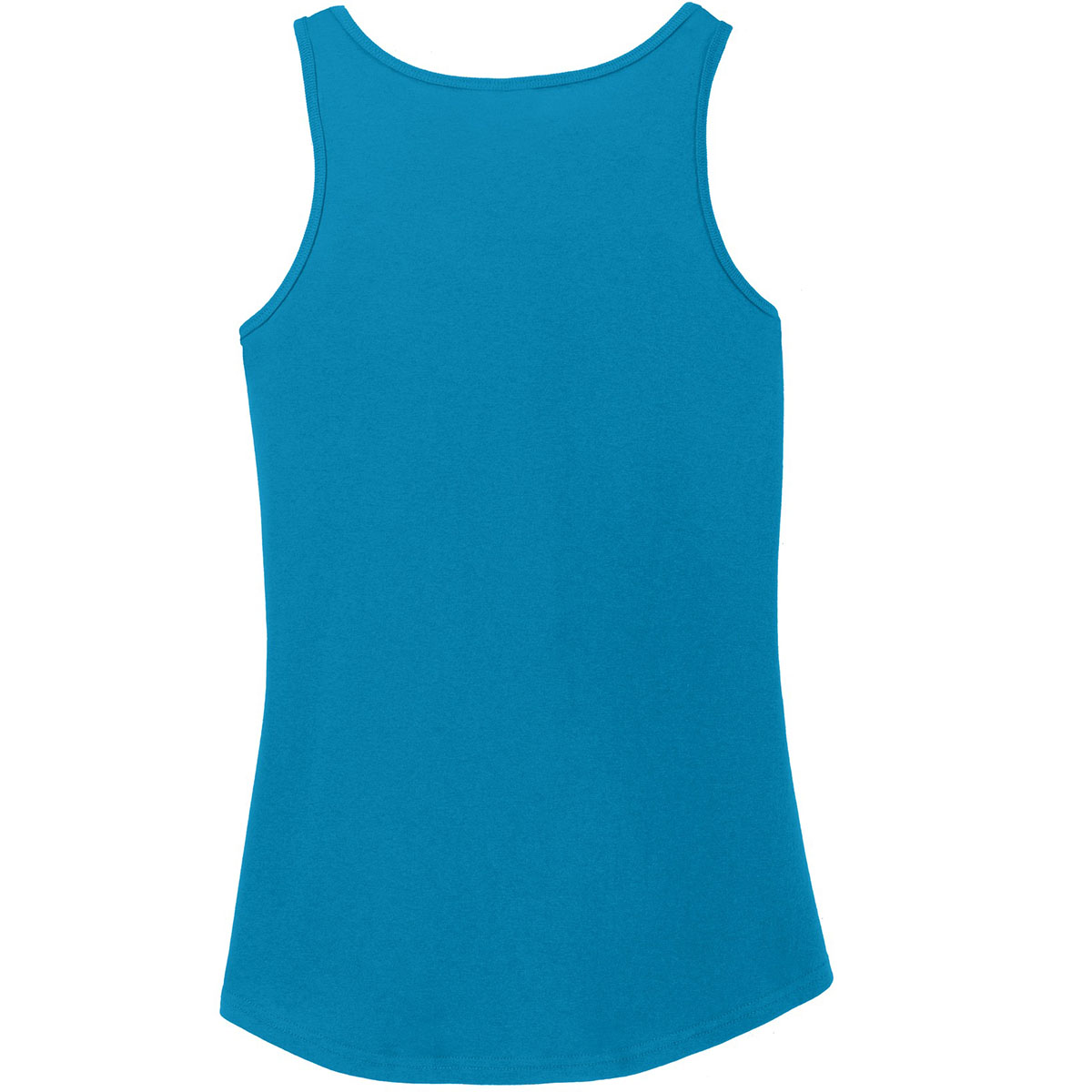 Port & Company LPC54TT Ladies Core Cotton Tank Top - Neon Blue | Full ...