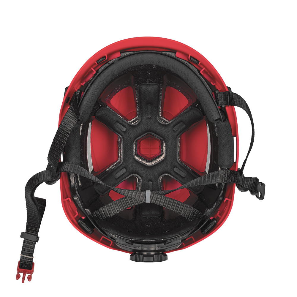 MSA 10242811 V-Gard H2 Safety Helmet - Ratchet Suspension - Red | Full ...
