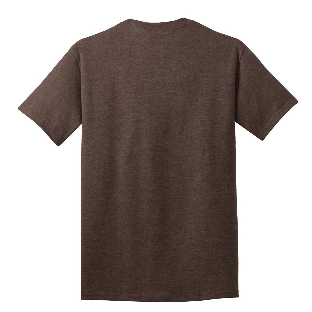 Port & Company PC54 Core Cotton Tee - Heather Dark Chocolate Brown ...
