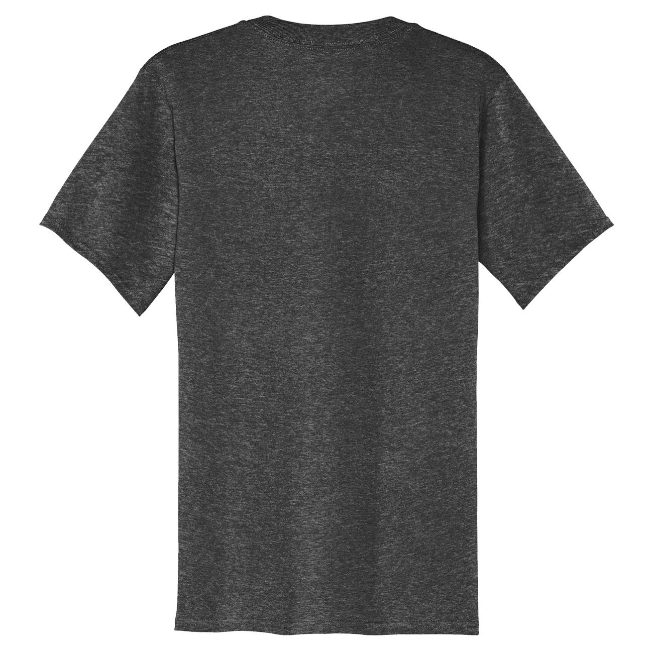 Port & Company PC54V Core Cotton V-Neck Tee - Dark Heather Grey | Full Source