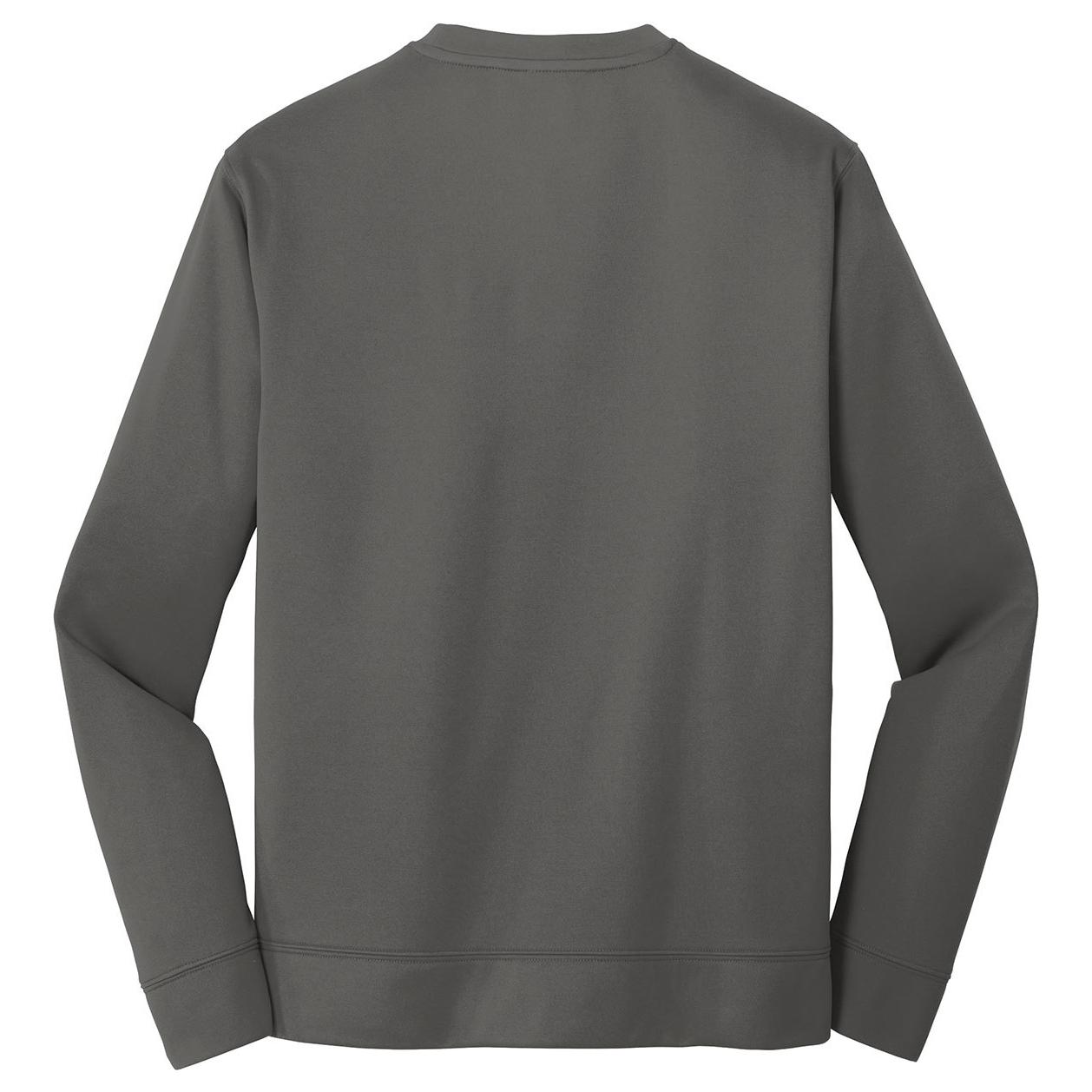 Port & Company PC590 Performance Fleece Crewneck Sweatshirt - Charcoal ...
