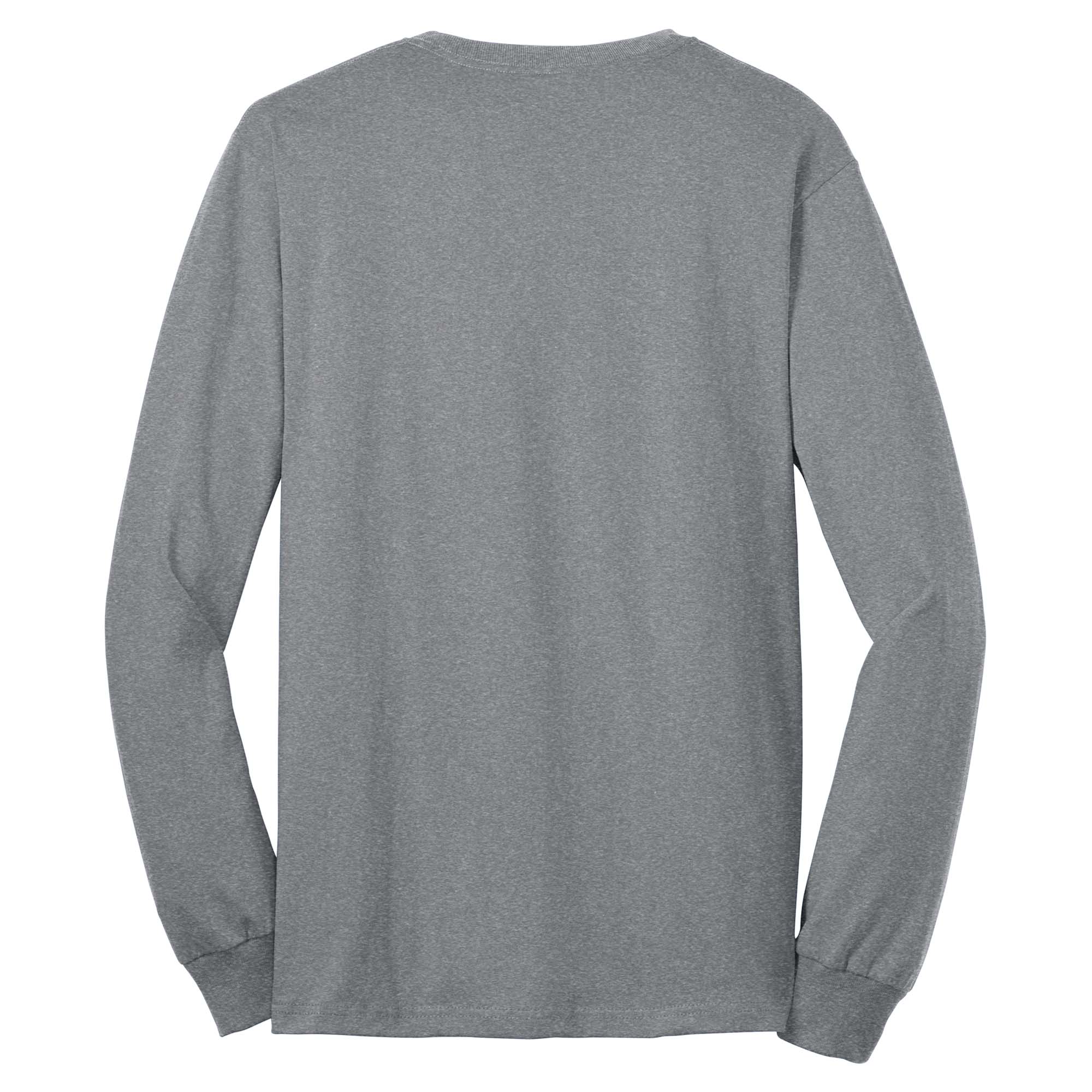 Port & Company PC55LS Long Sleeve Core Blend Tee - Athletic Heather ...