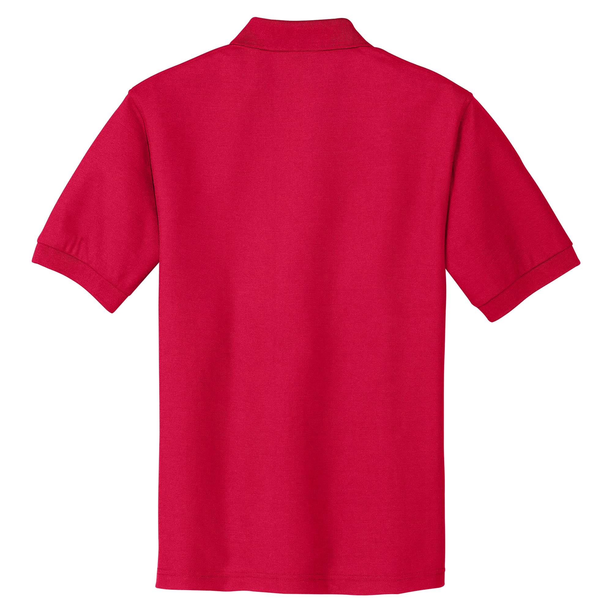Port Authority K500 Silk Touch Polo - Red | Full Source
