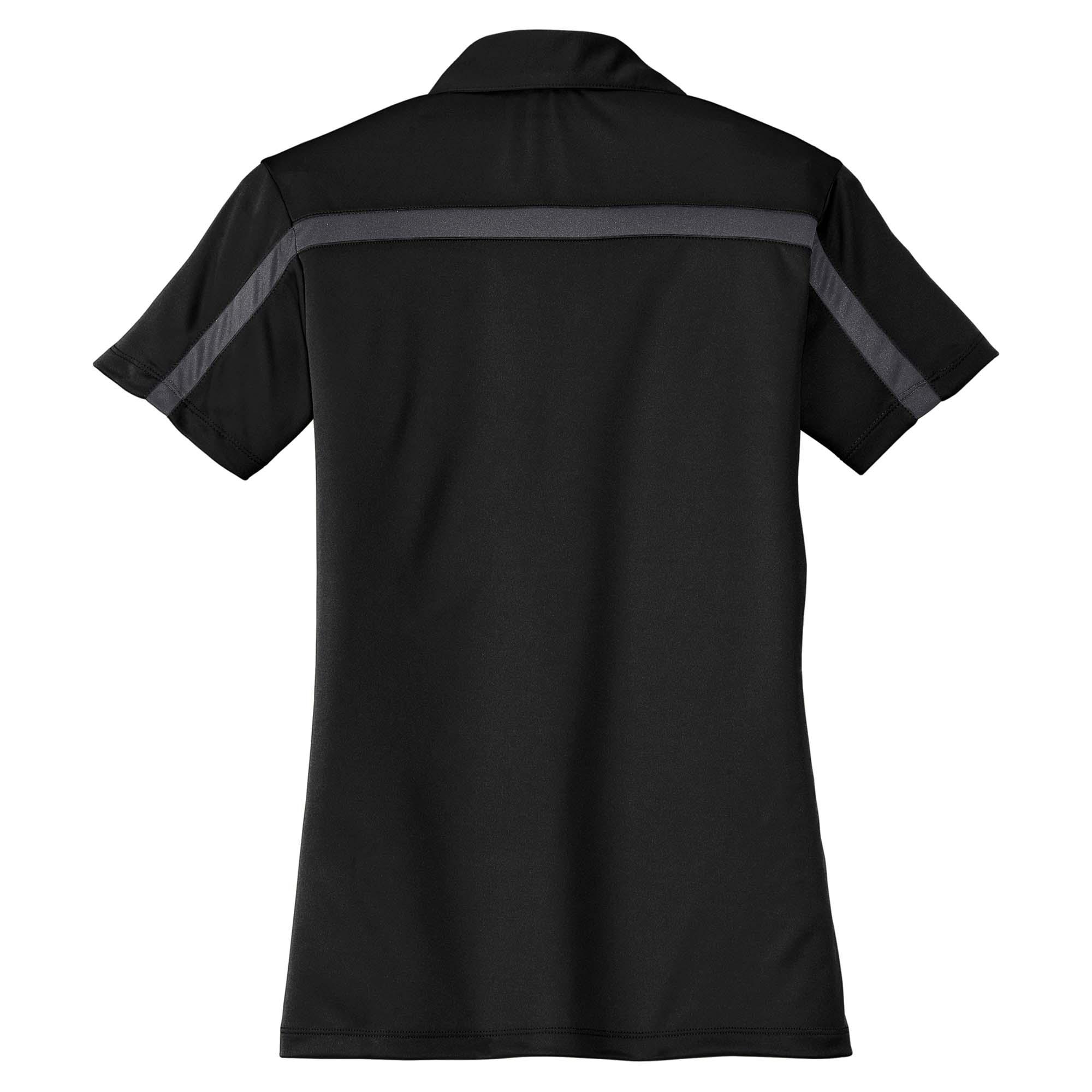 Port Authority L547 Ladies Silk Touch Performance Colorblock Stripe ...