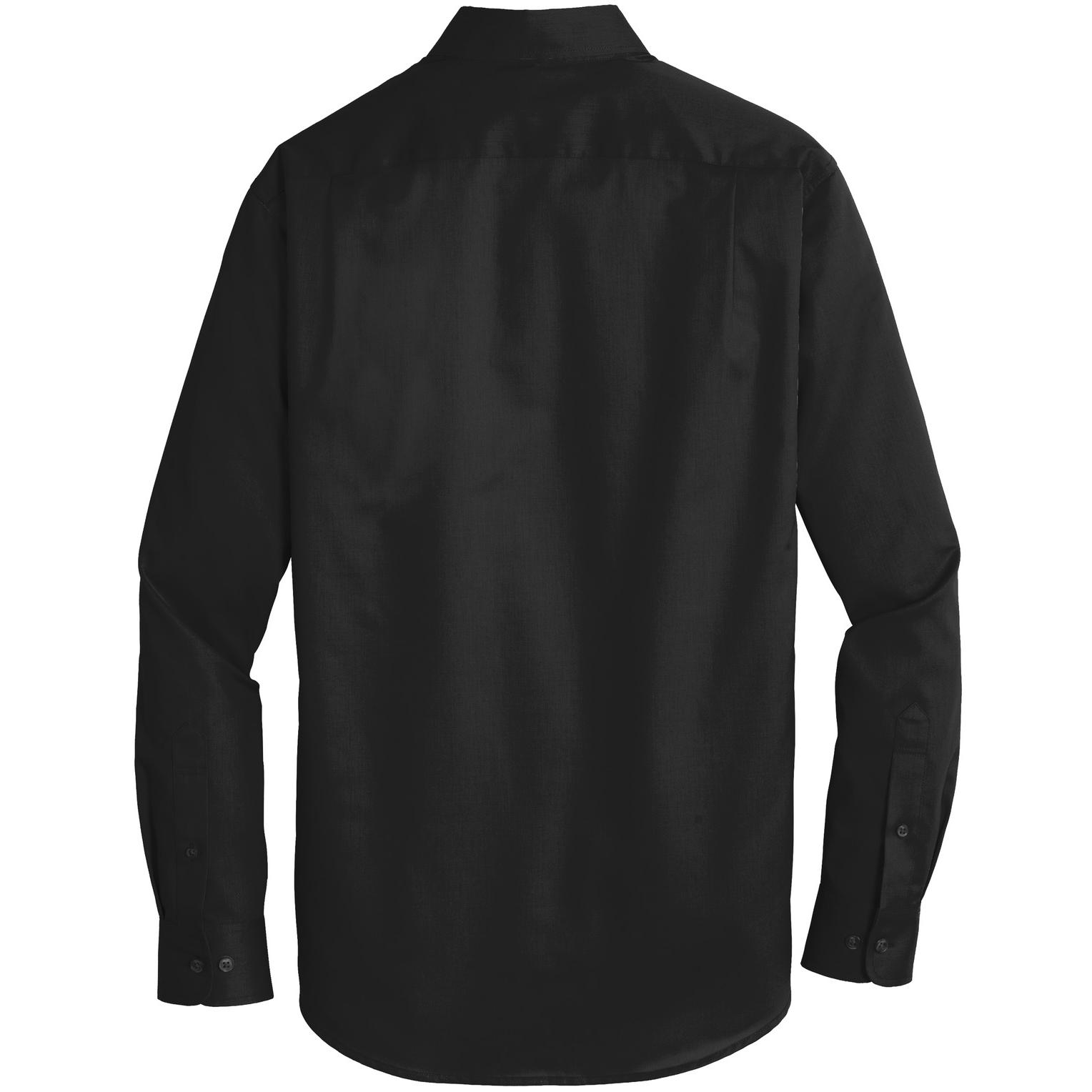Port Authority S663 SuperPro Twill Shirt - Black | Full Source