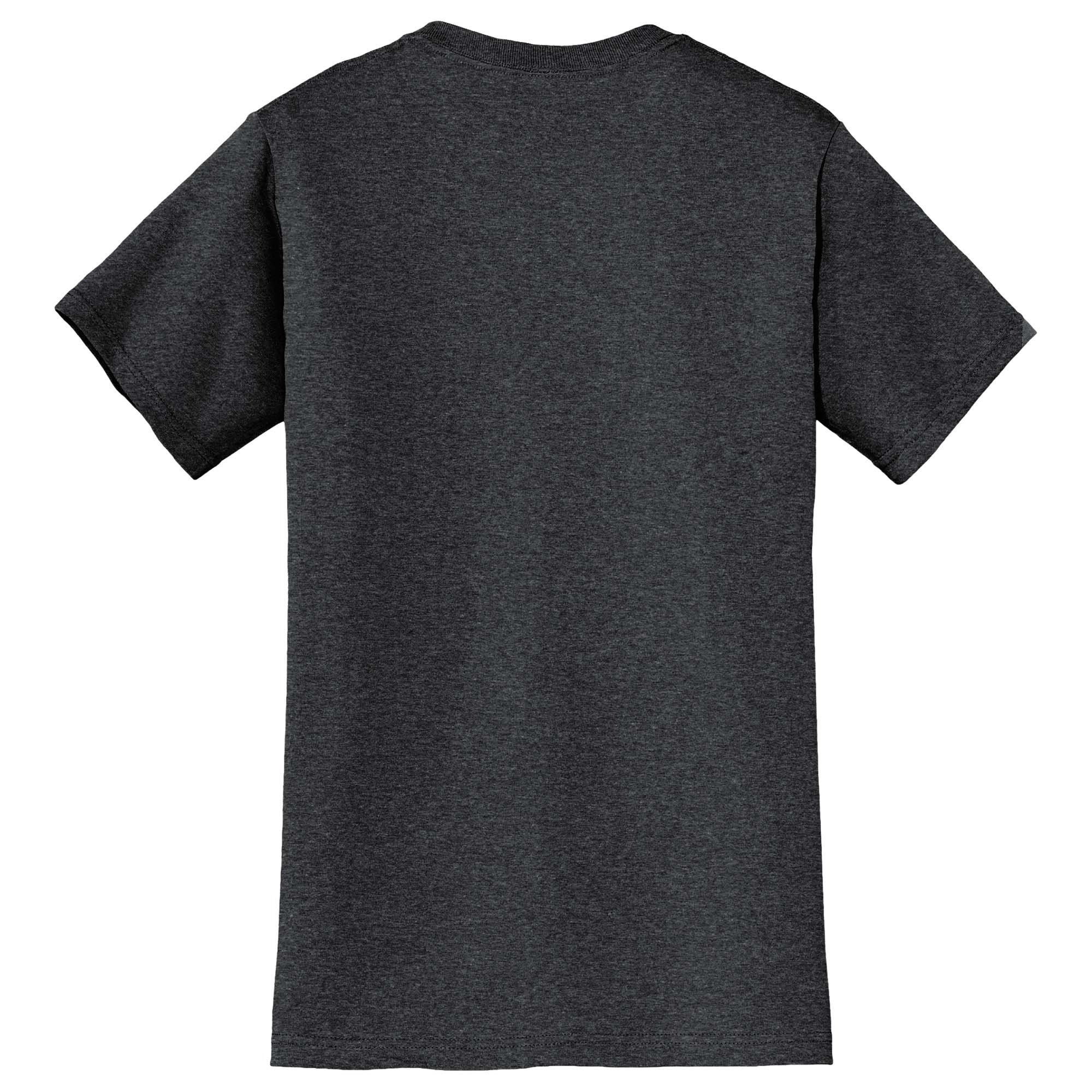 Jerzees 29MP Dri-Power 50/50 Cotton/Poly Pocket T-Shirt - Black Heather ...