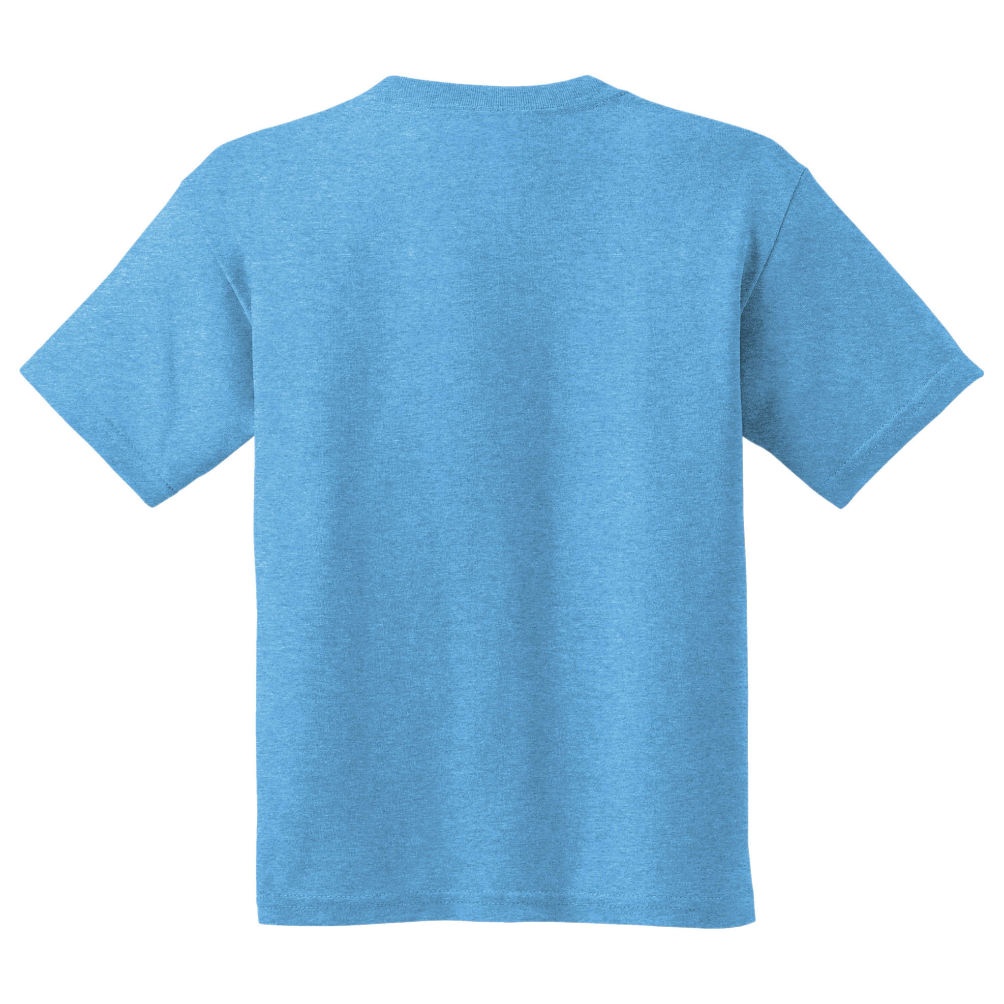 Gildan 5000B Youth Heavy 100% Cotton T-Shirt - Heather Sapphire | Full ...