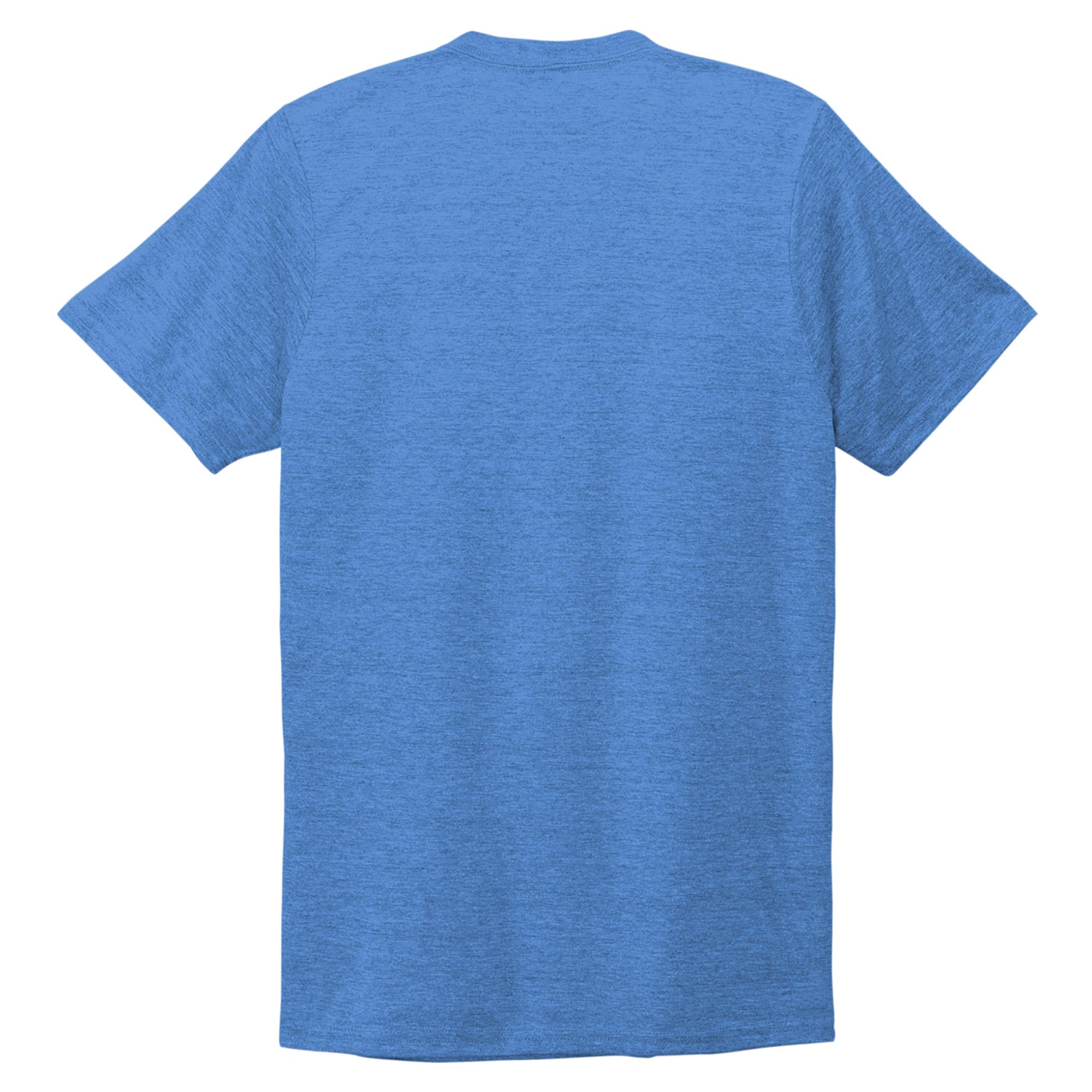 Allmade AL2014 Unisex Tri-Blend V-Neck Tee - Azure Blue | Full Source