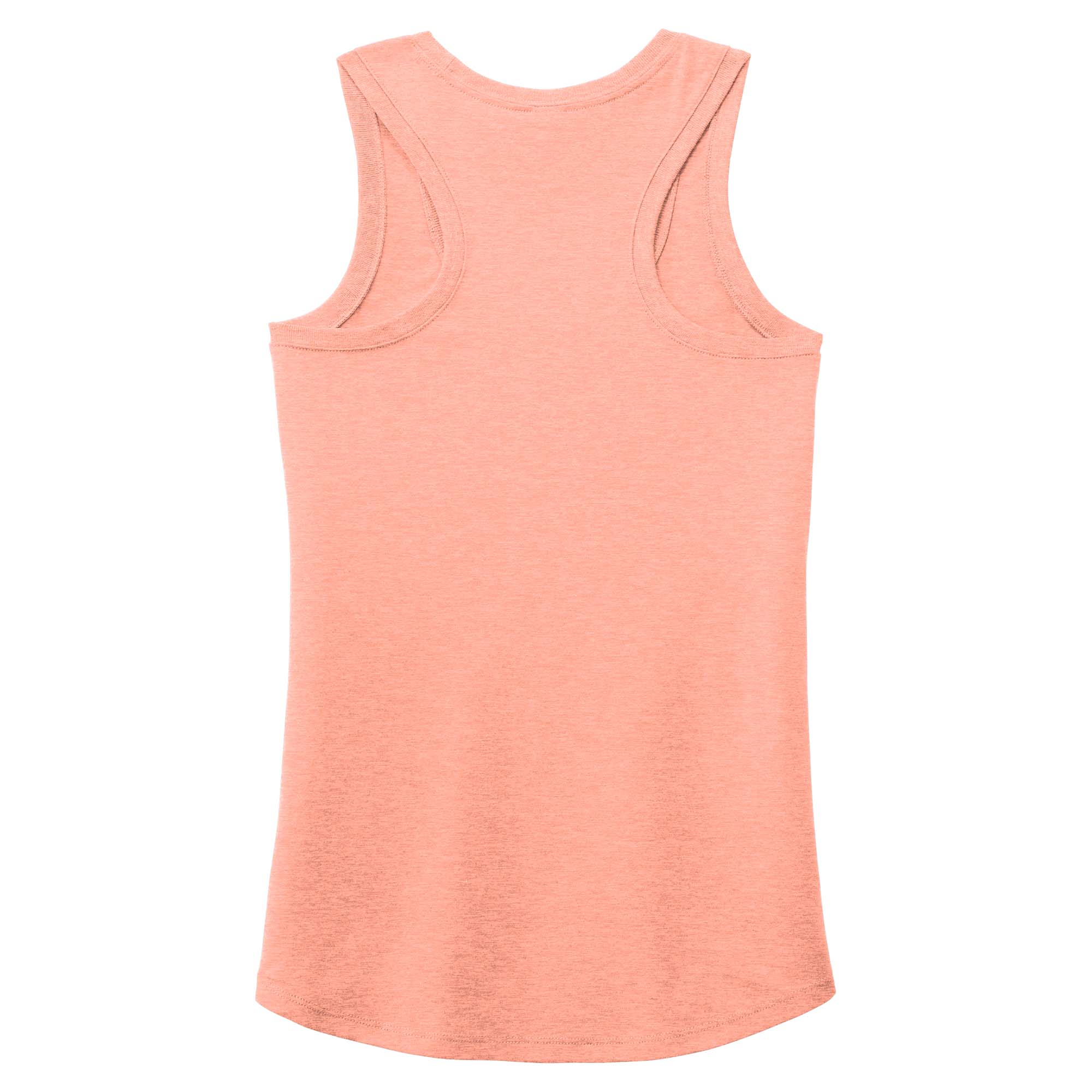 District DM138L Women's Perfect Tri Racerback Tank - Heathered Dusty ...