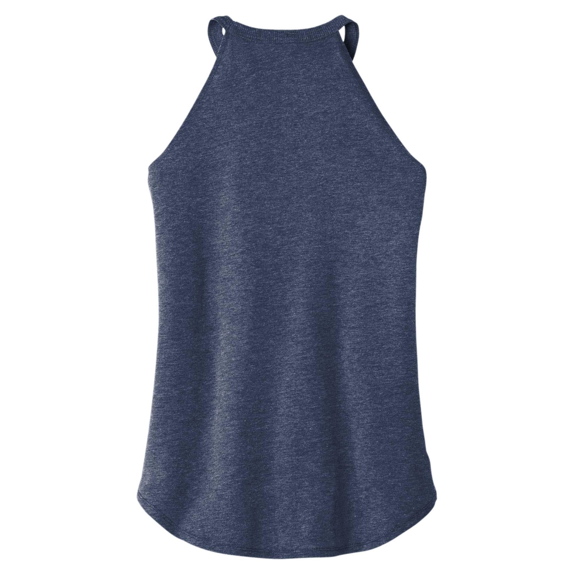 District DT137L Women's Perfect Tri Rocker Tank - Navy Frost | Full Source
