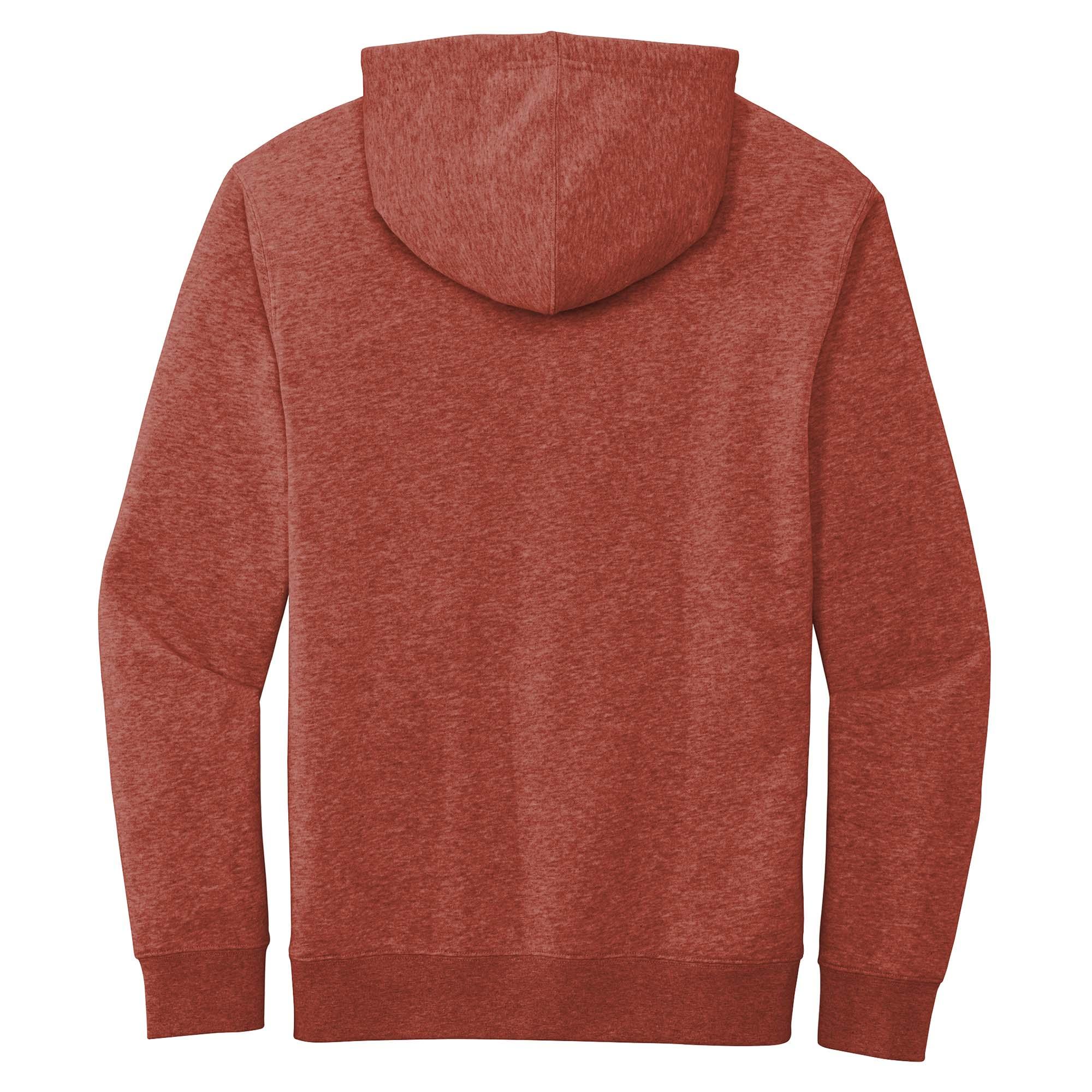 District DT6100 V.I.T. Fleece Pullover Hoodie - Heathered Russet | Full ...