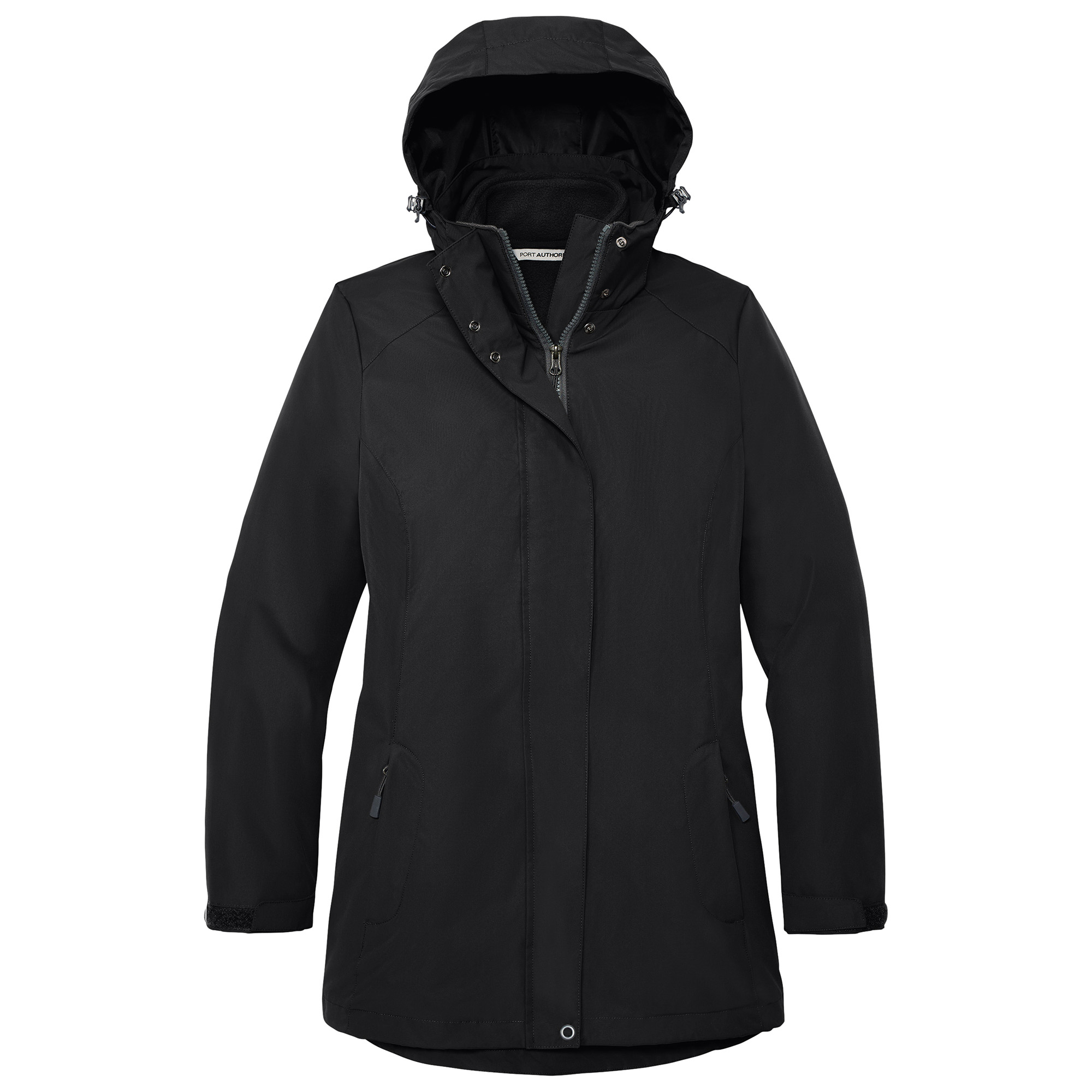 Port Authority L123 Ladies All-Weather 3-in-1 Jacket - Black | Full Source