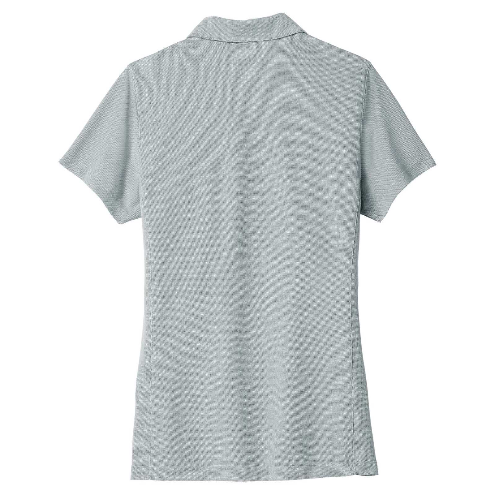 Port Authority LK582 Ladies Poly Oxford Pique Polo - Gusty Grey | Full ...