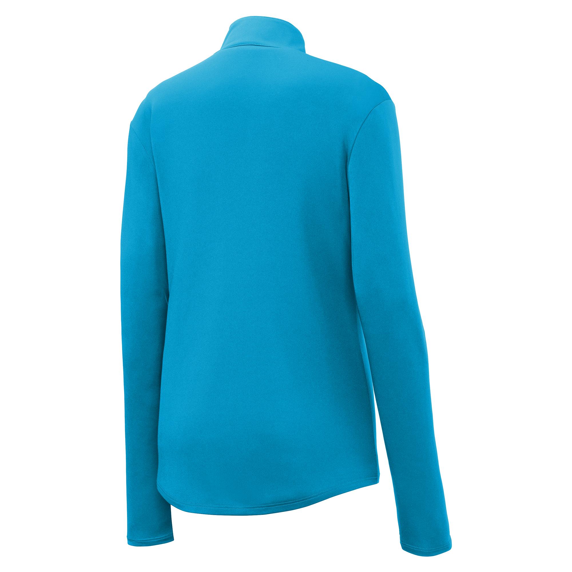 Sport-Tek LST357 Ladies PosiCharge Competitor 1/4-Zip Pullover- Atomic ...
