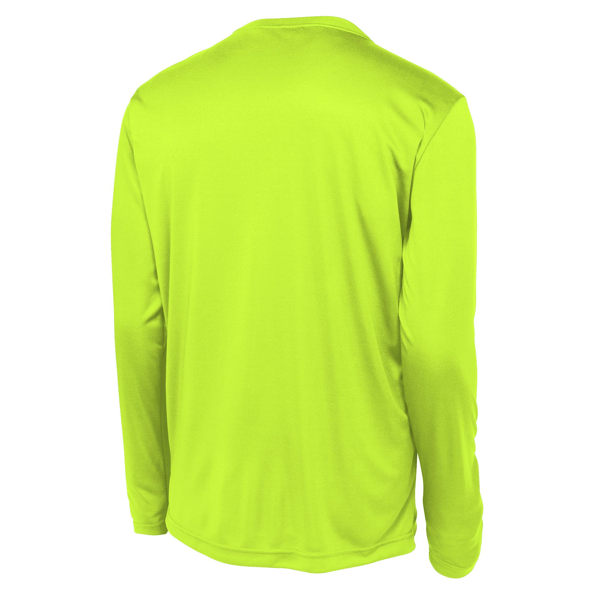 Sport-Tek ST350LS Long Sleeve PosiCharge Competitor Tee - Neon Yellow ...