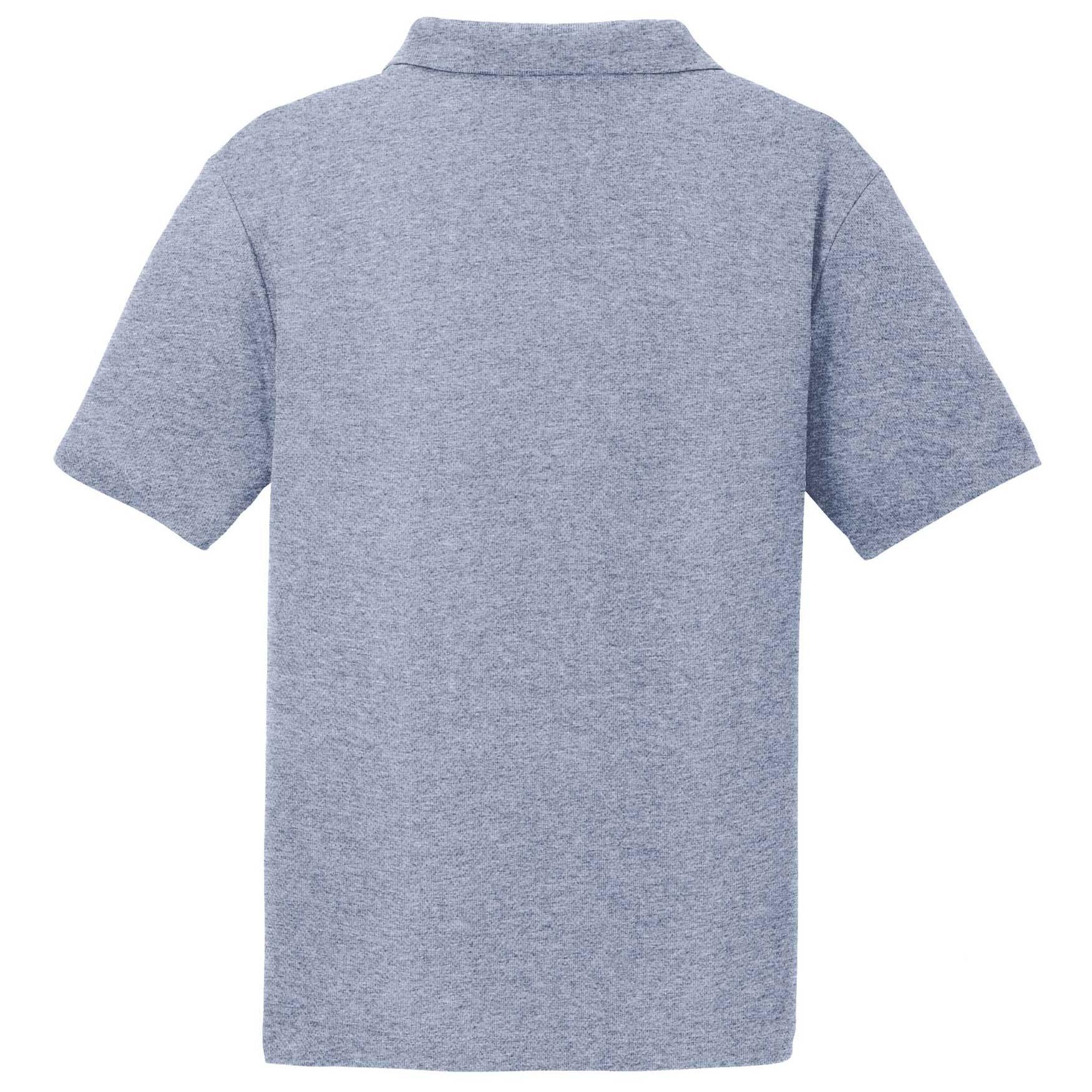 Sport-Tek ST640 PosiCharge RacerMesh Polo - True Navy Heather | Full Source