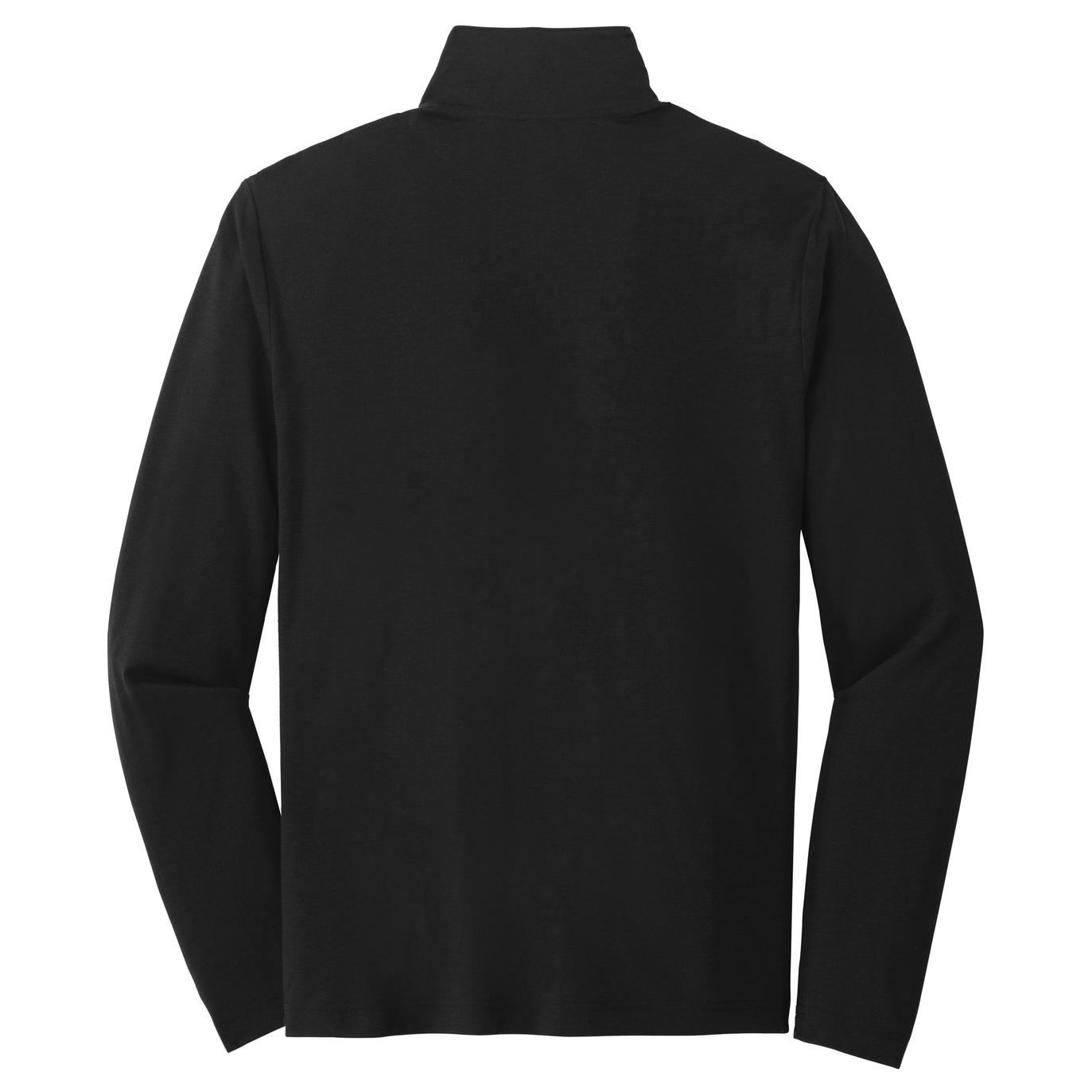 Sport-Tek ST407 PosiCharge Tri-Blend Wicking 1/4-Zip Pullover - Black ...