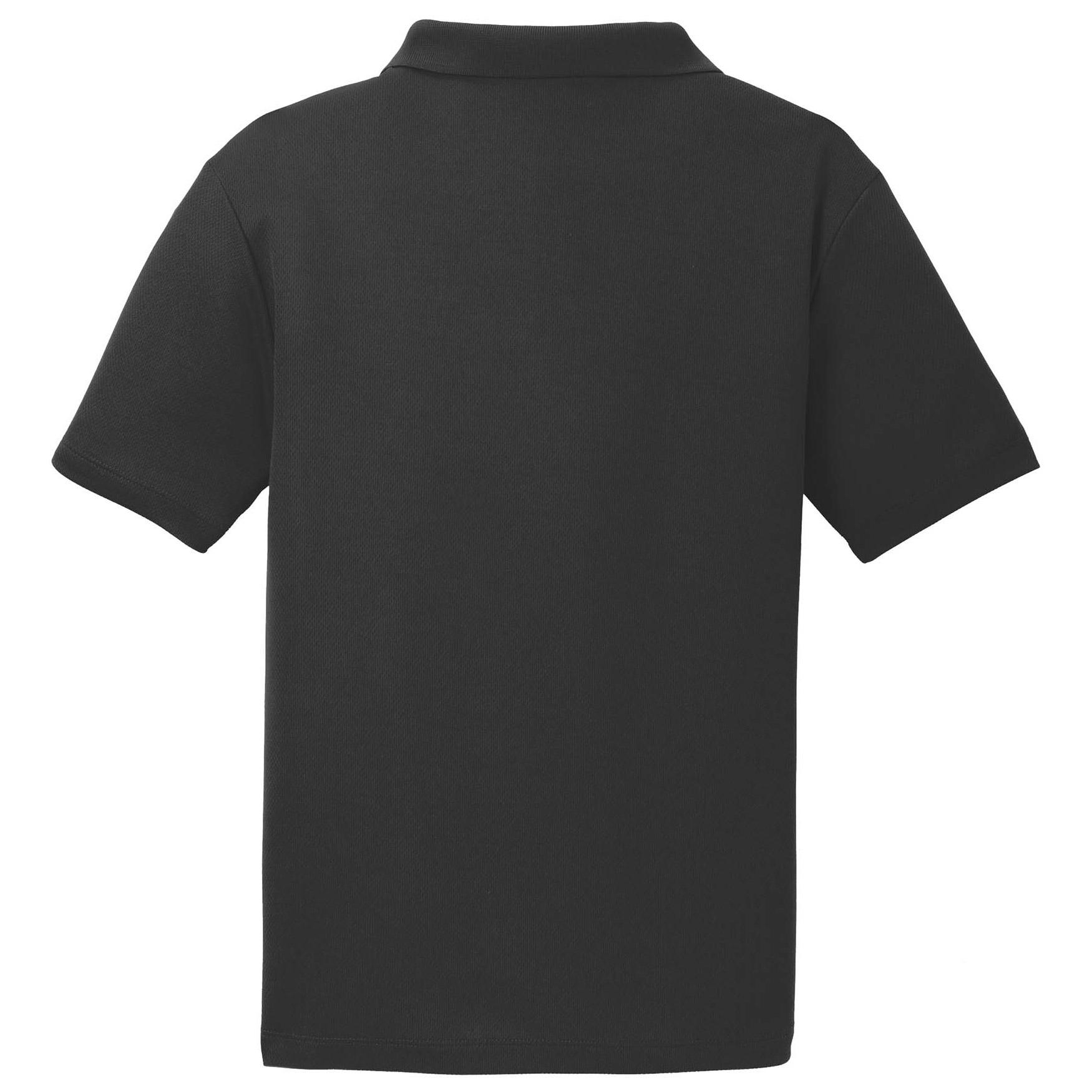 Sport-Tek ST640 PosiCharge RacerMesh Polo - Black | Full Source