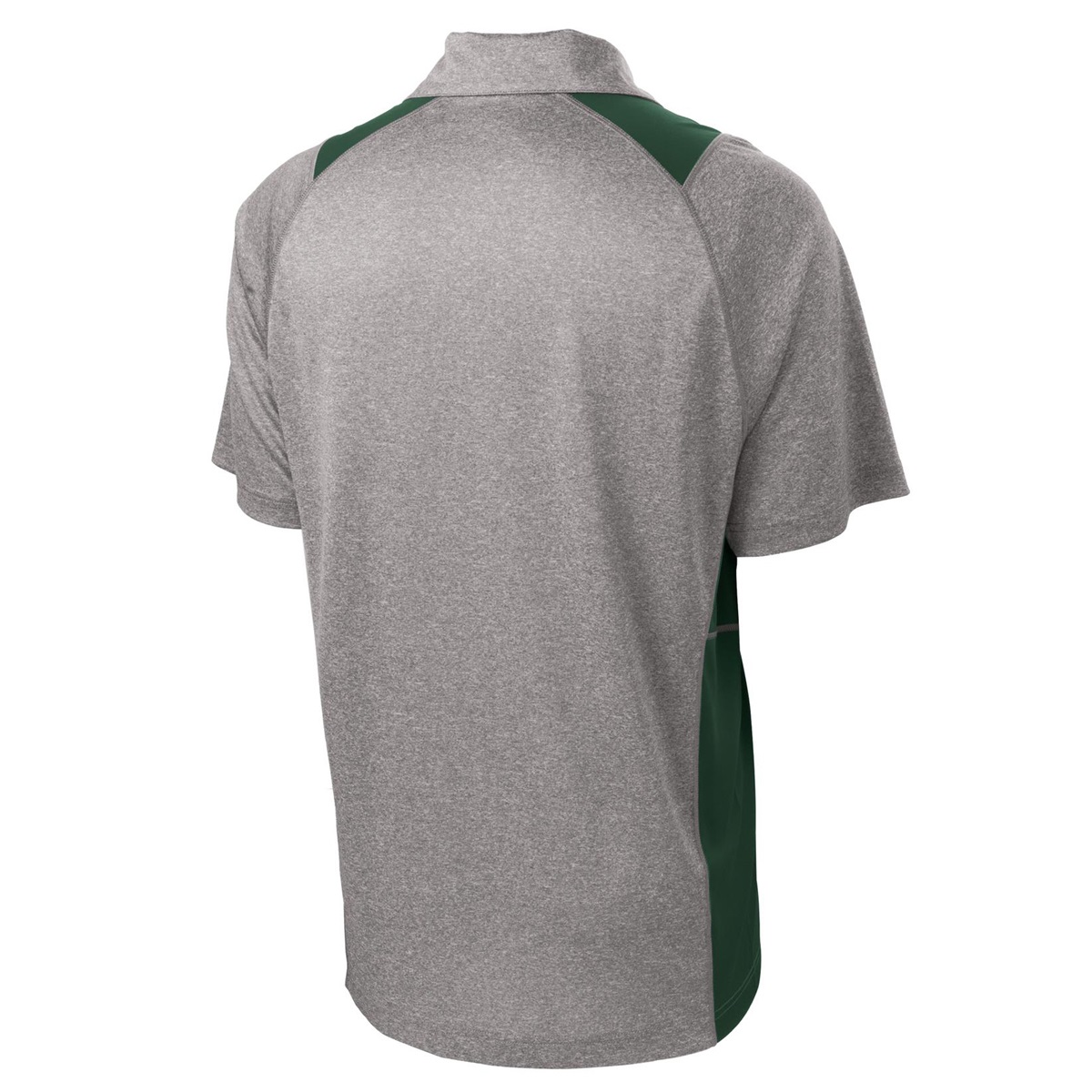 Sport-Tek ST665 Heather Colorblock Contender Polo - Vintage Heather ...