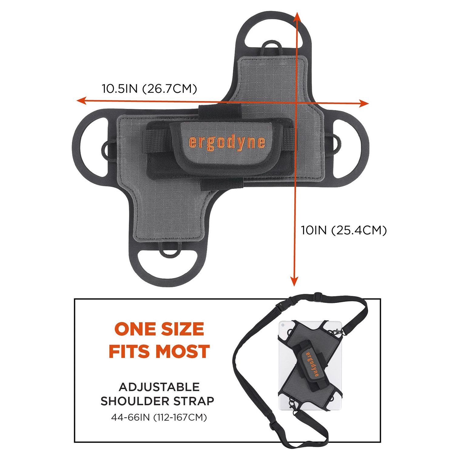 Ergodyne Squids 5549 Tablet Holder with Detachable Shoulder Strap ...