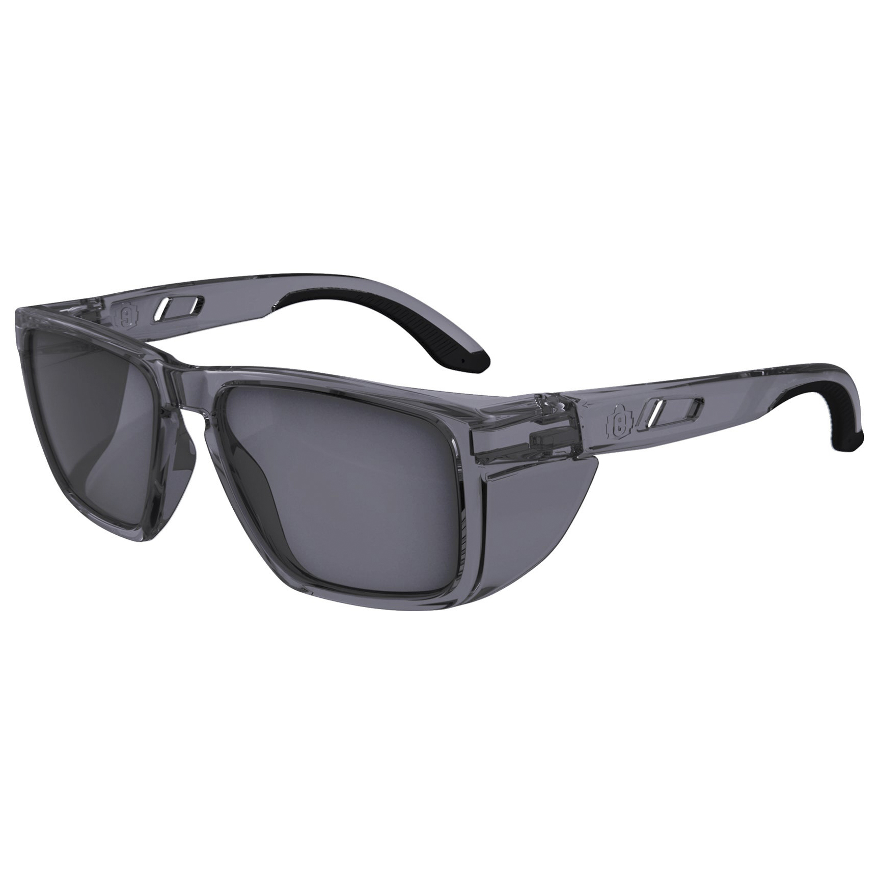 Ergodyne Sixten 58211 Safety Glasses - Smoke Frame - Smoke Anti-Fog ...