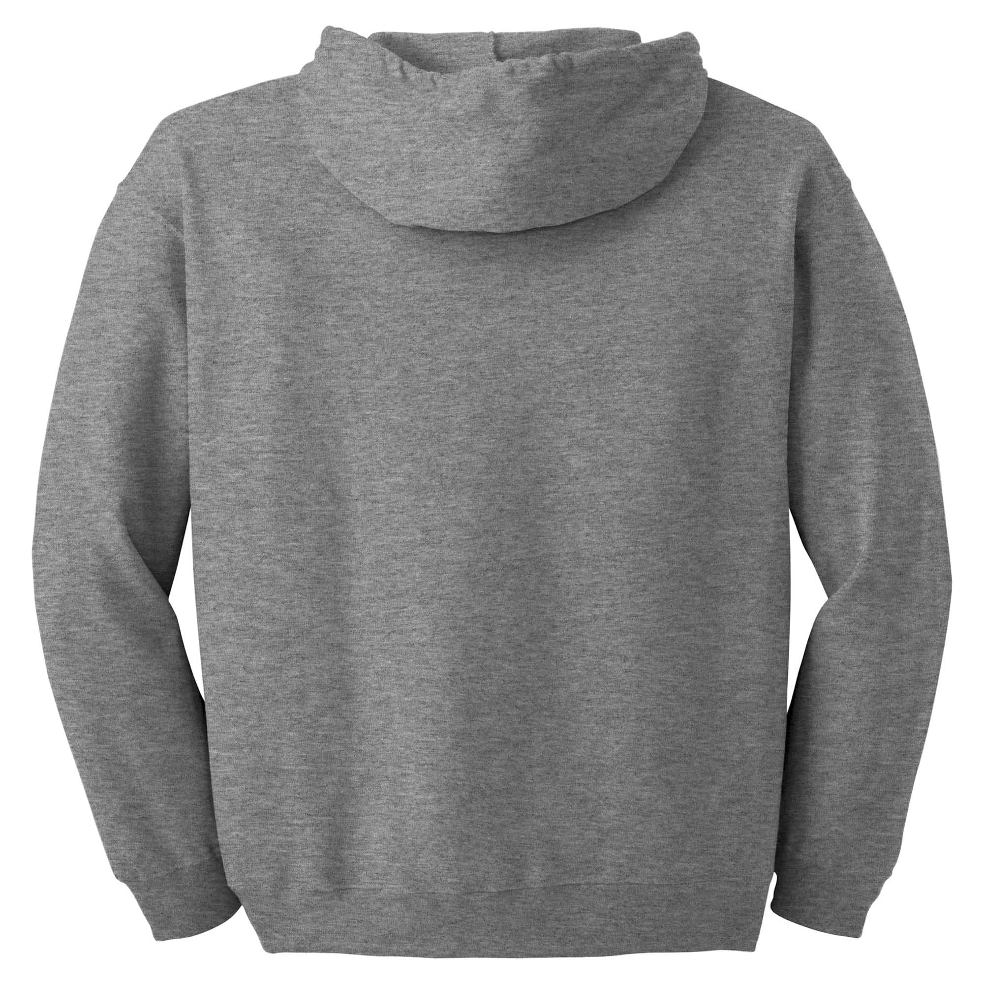 Gildan 18600 Heavy Blend Full-Zip Hooded Sweatshirt - Graphite Heather ...